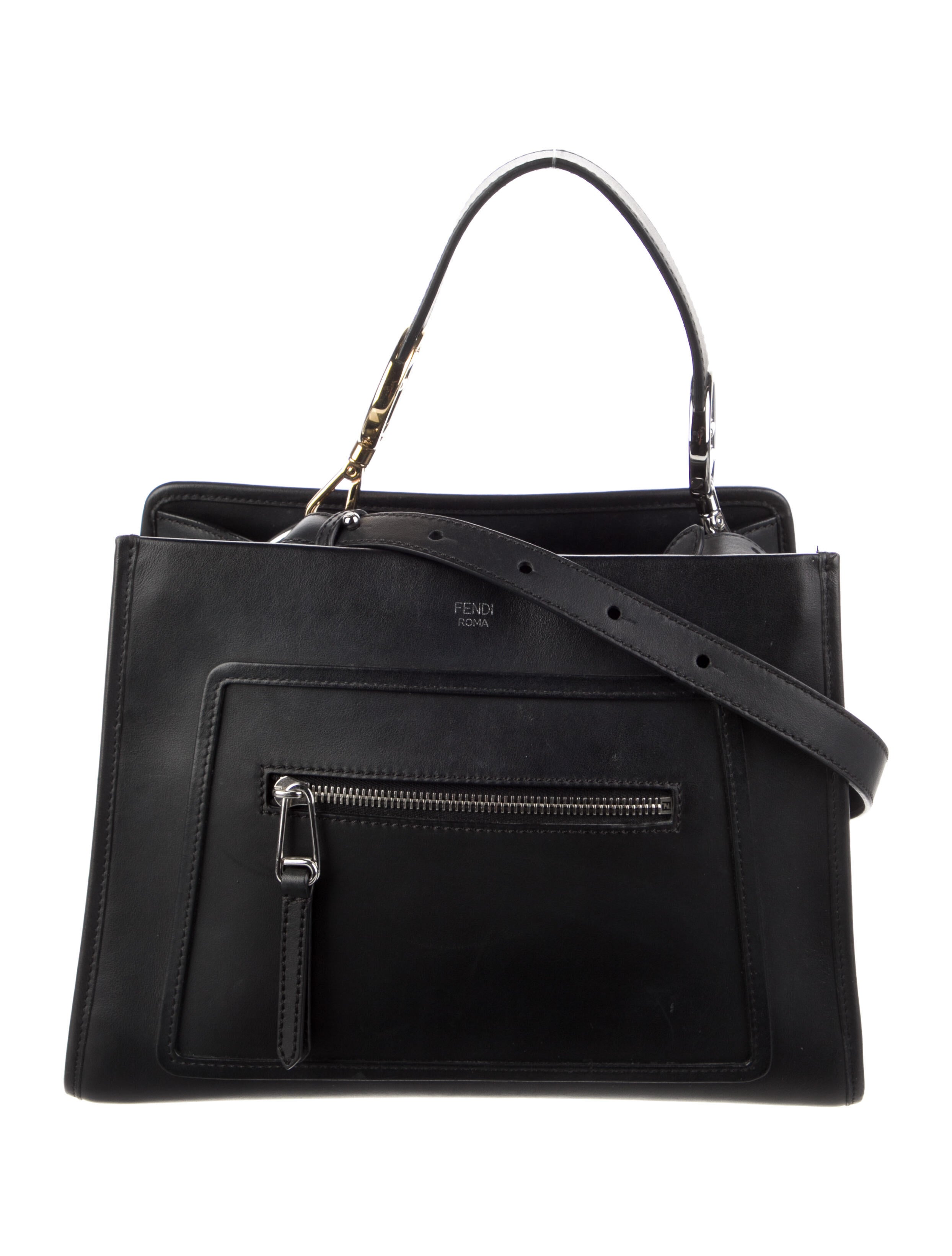 Fendi Small Runaway Bag - Black Shoulder Bags, Handbags - FEN242510 ...