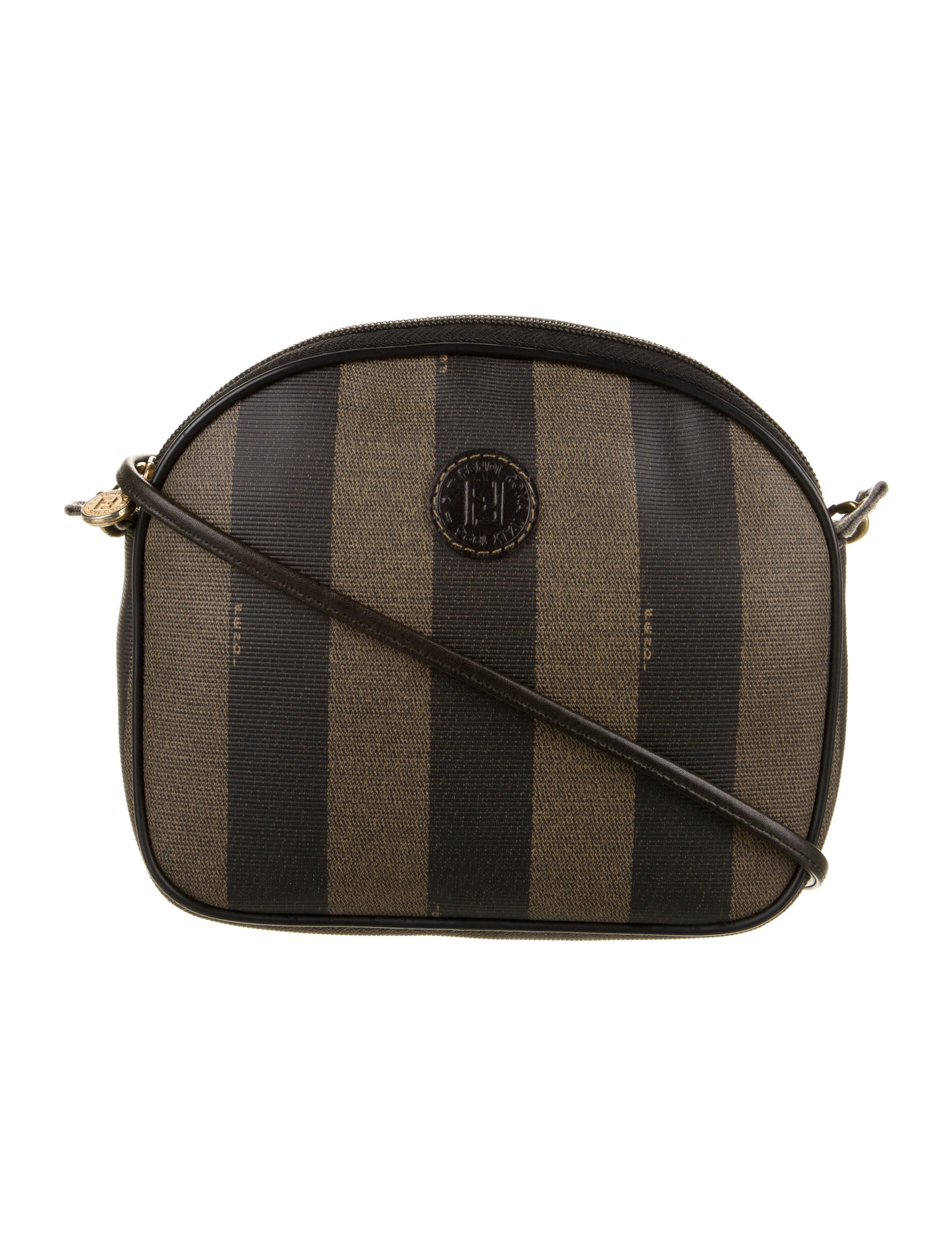 Fendi Vintage Pequin Crossbody - Black Crossbody Bags, Handbags ...