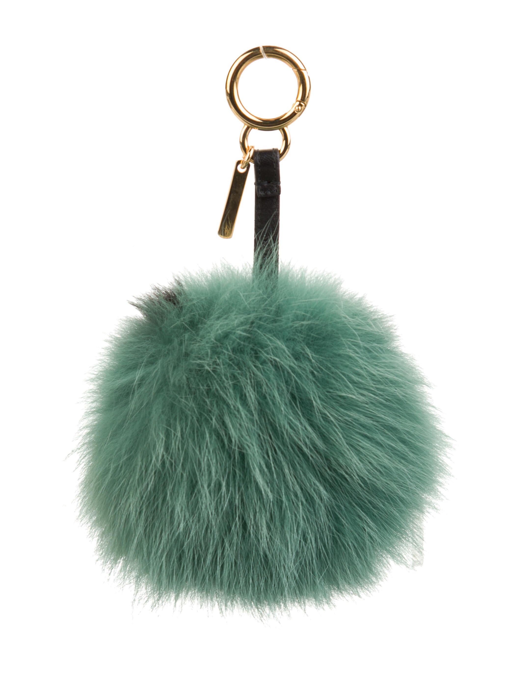 Fendi Faux Fur Keychain - Orange Keychains, Accessories - FEN209822 ...