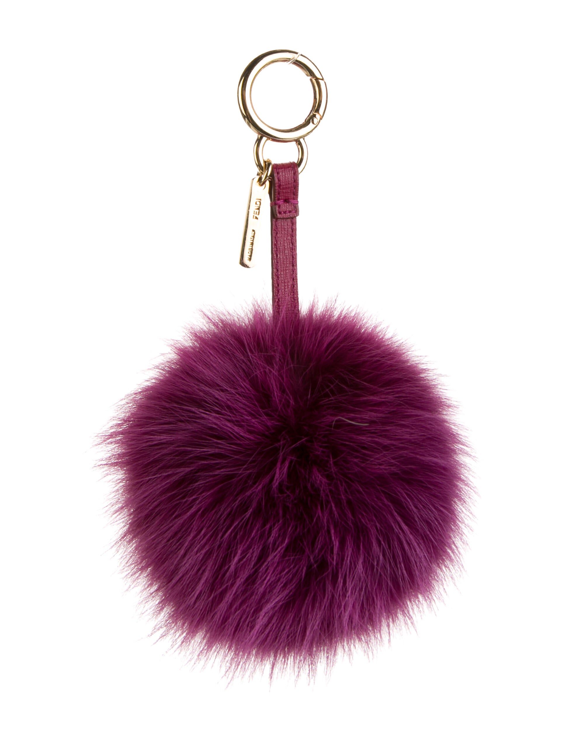 Fendi Fox Fur Keychain - Blue Keychains, Accessories - FEN255312 | The ...
