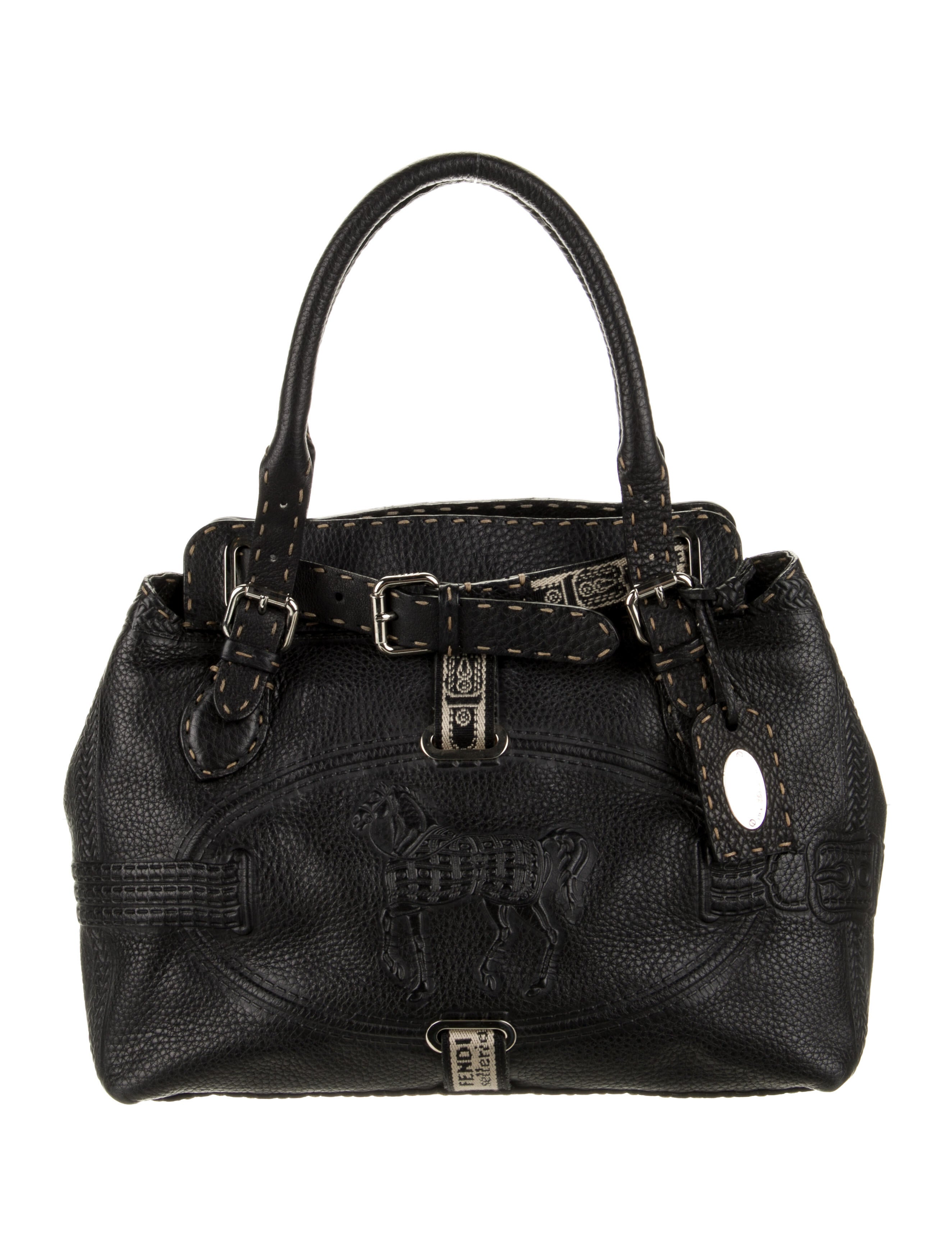 Fendi Small Du Jour Star Bag - Black Handle Bags, Handbags - FEN232102 ...