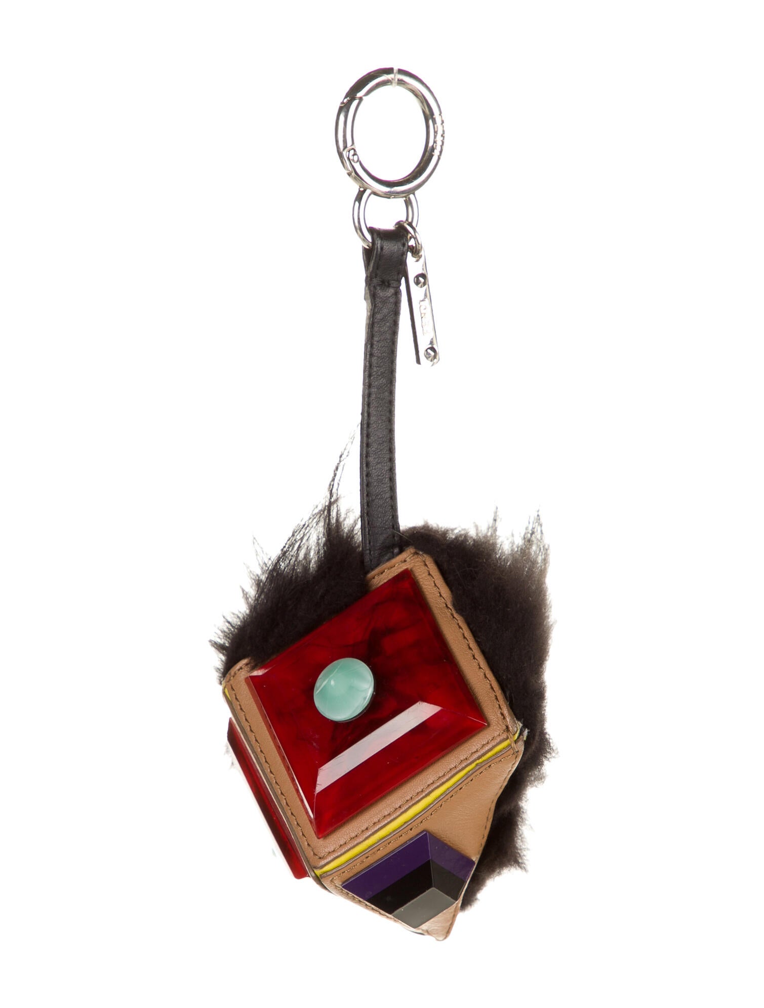 See by Chloé Patent Leather Letter Keychain - White Keychains ...