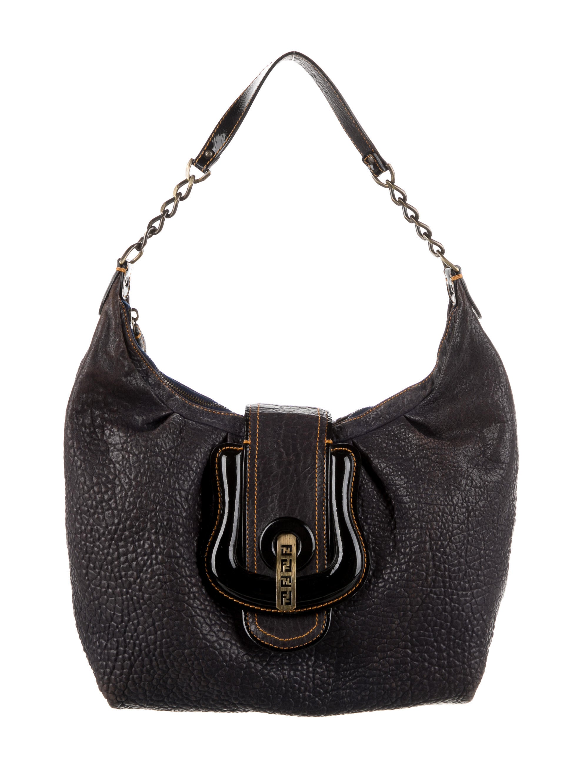 Hogan Leather Shoulder Bag - Brown Hobos, Handbags - WHO21073 | The ...