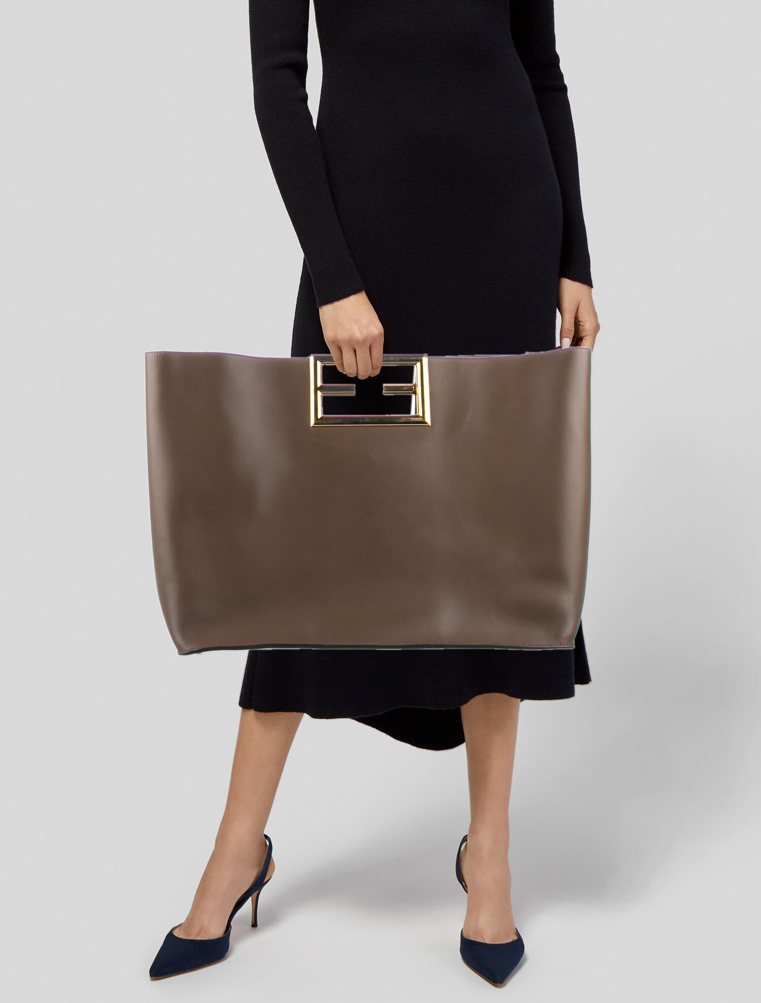 Fendi Large Peekaboo Bag - Brown Totes, Handbags - FEN39327 | The RealReal