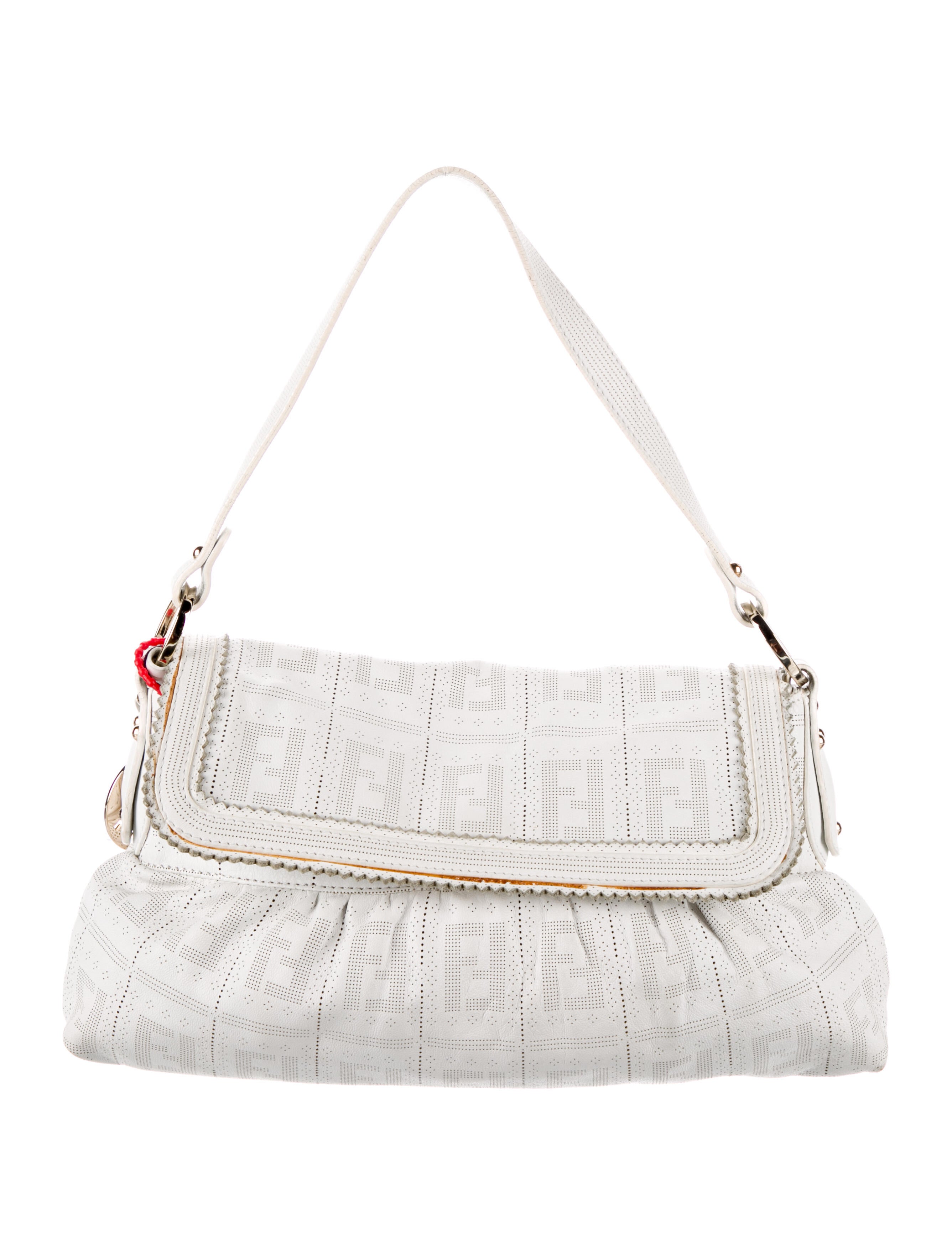 Fendi B. Bag - White Shoulder Bags, Handbags - FEN36658 | The RealReal