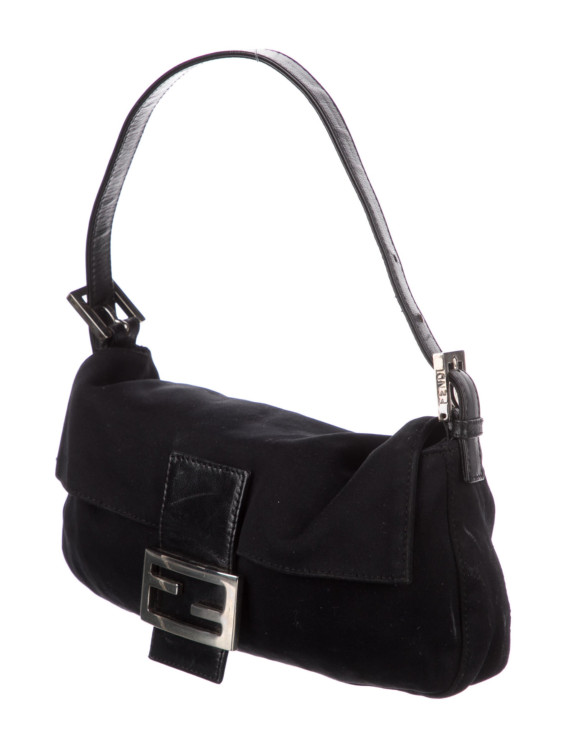 Fendi Vintage Neoprene Baguette - Black Shoulder Bags, Handbags - FEN260212 | The RealReal