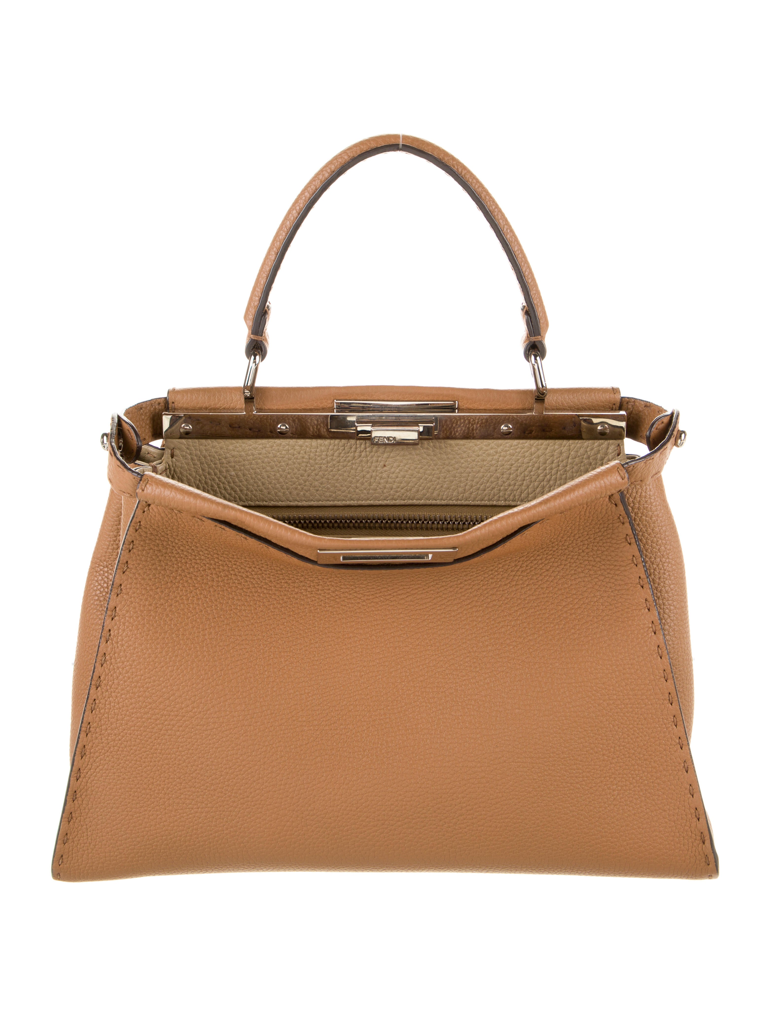 Fendi Medium By The Way Bag - Brown Handle Bags, Handbags - FEN238003 ...