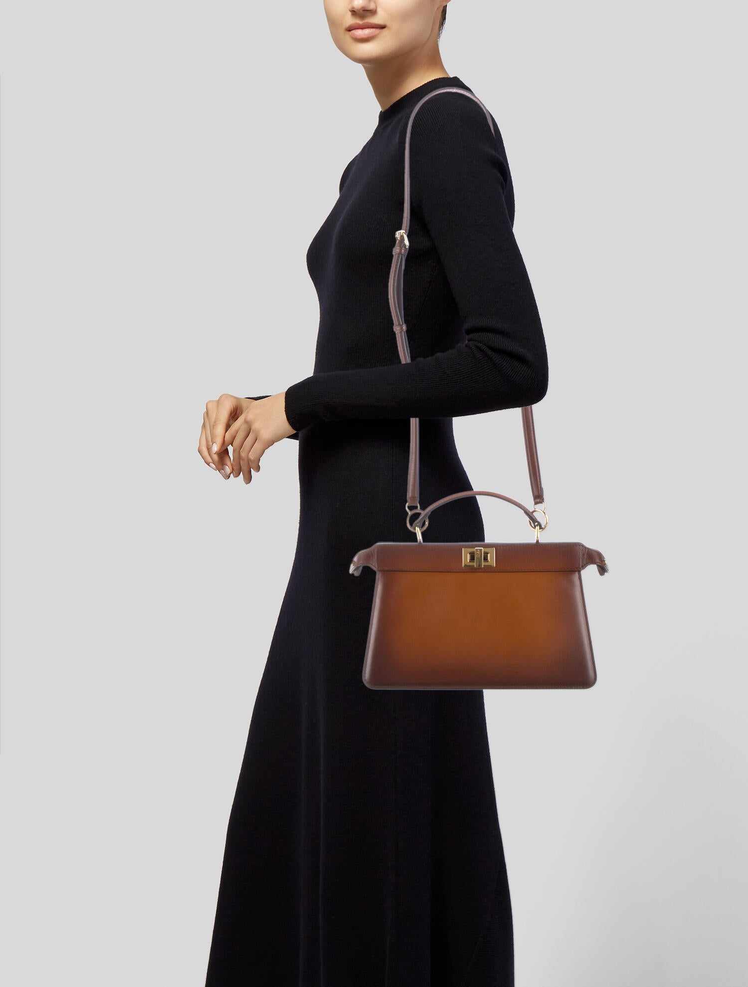 Fendi Peekaboo ISeeU East-West Bag - Neutrals Crossbody Bags, Handbags ...