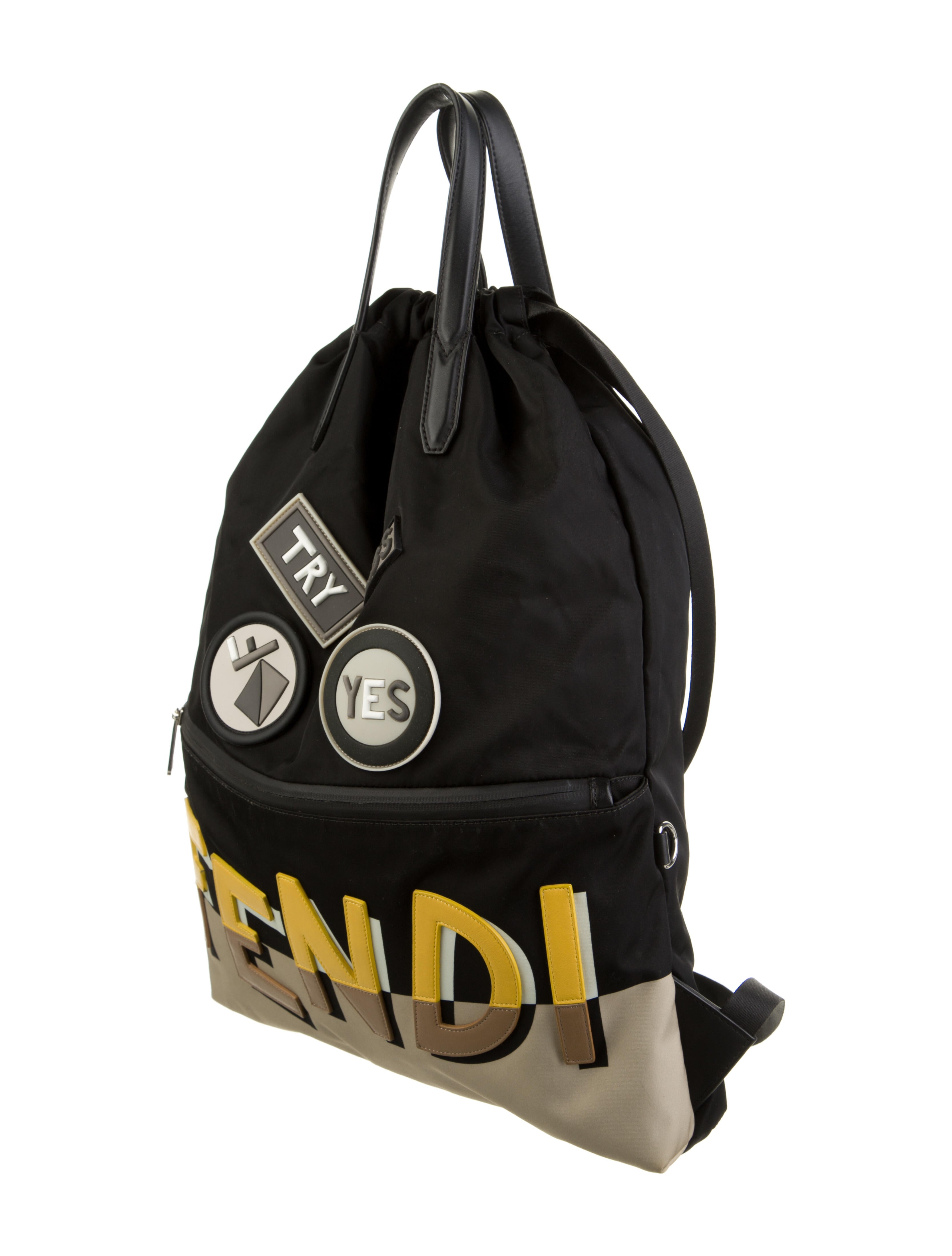Fendi Monster Vocabulary Backpack - Backpacks, Bags | The RealReal