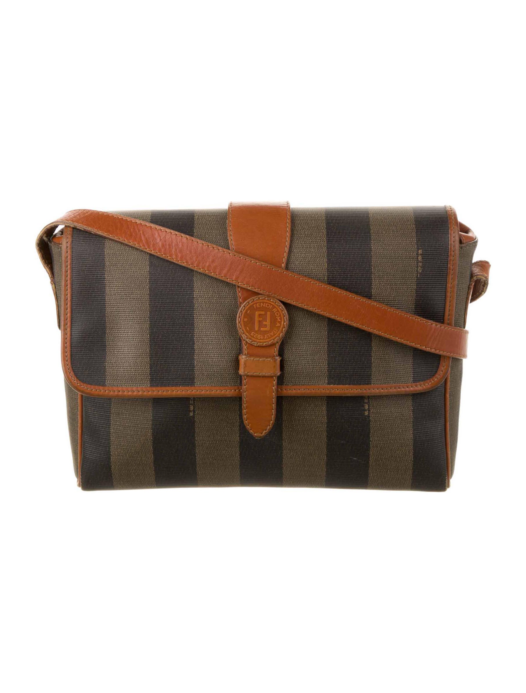 Fendi Embellished Crossbody Bag - Brown Crossbody Bags, Handbags ...