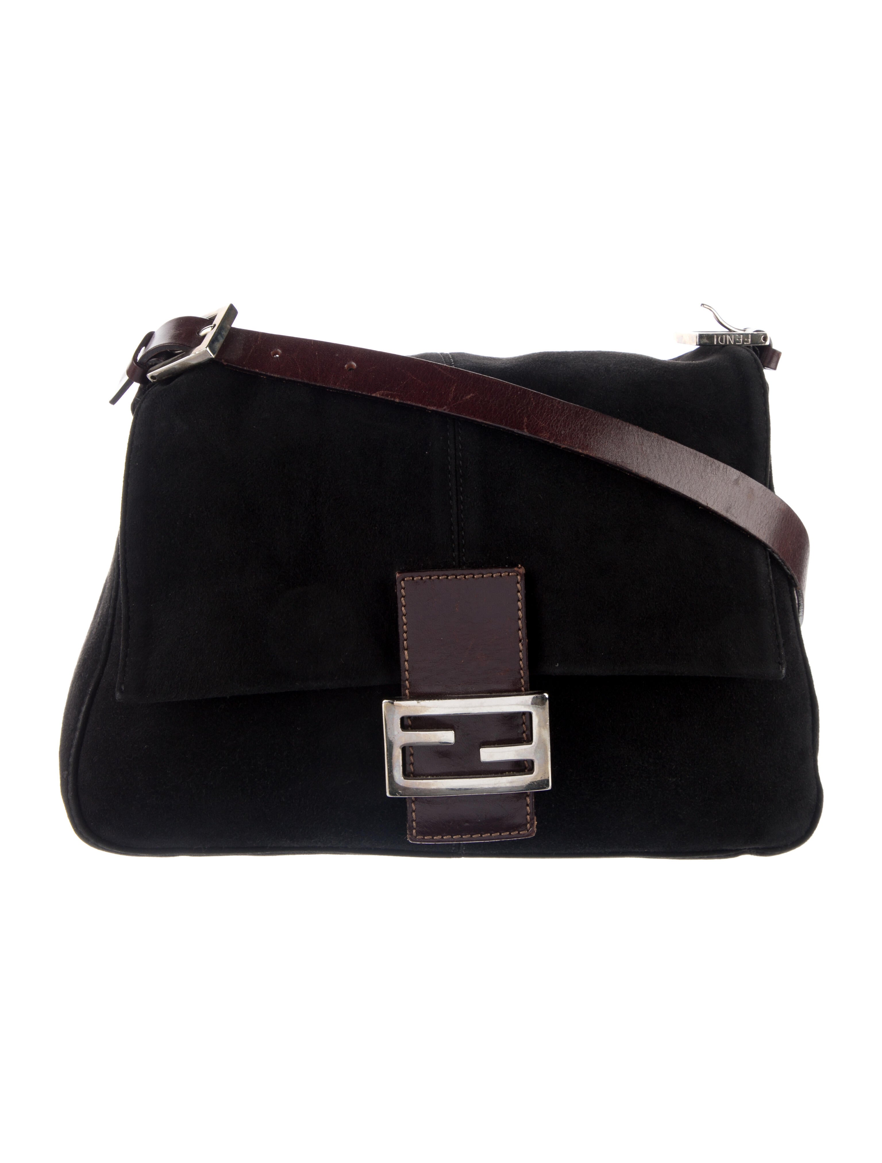 Fendi Small Kan I F Shoulder Bag - Black Shoulder Bags, Handbags ...