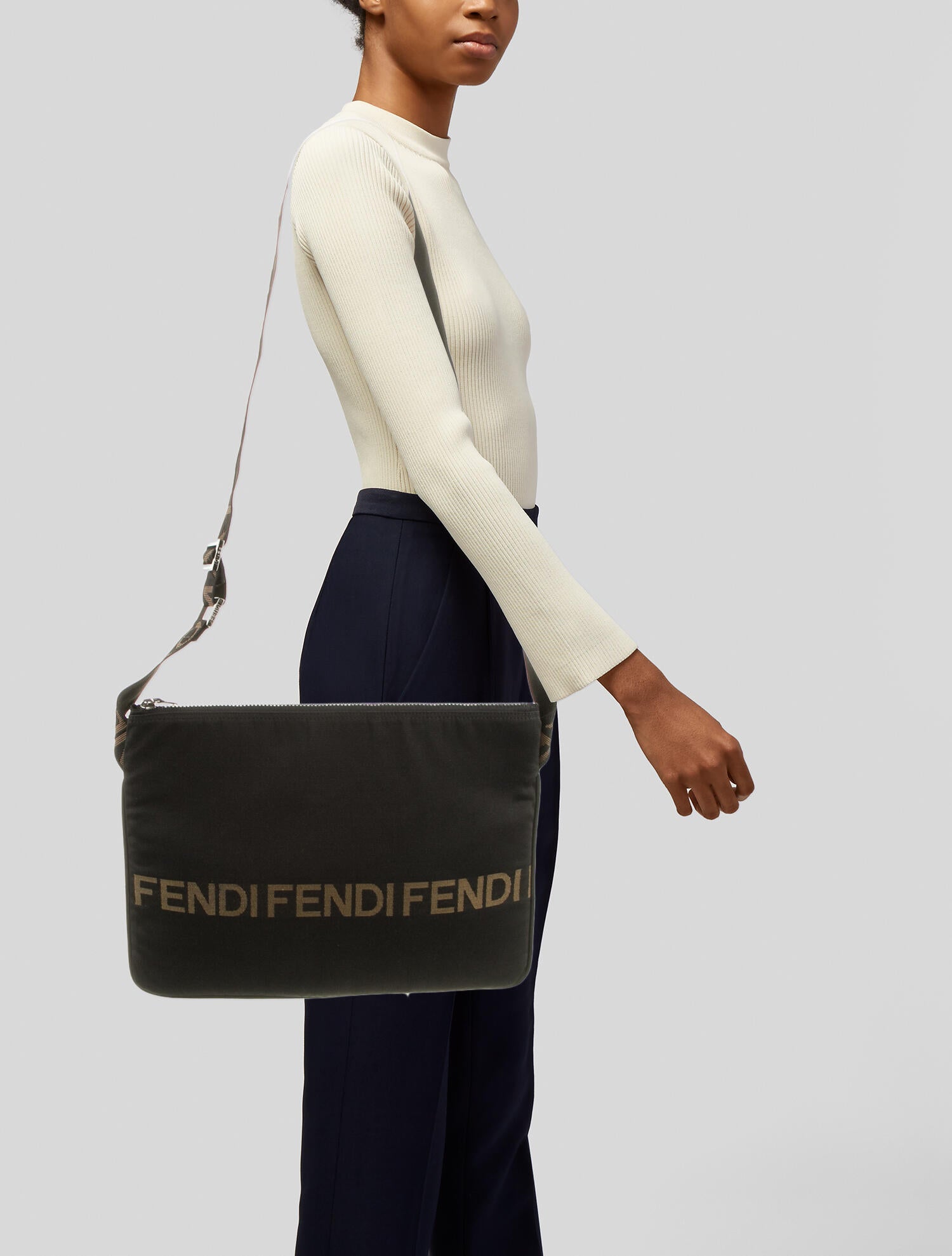 Fendi Roma 1925 Crossbody Bag - Black Crossbody Bags, Handbags ...