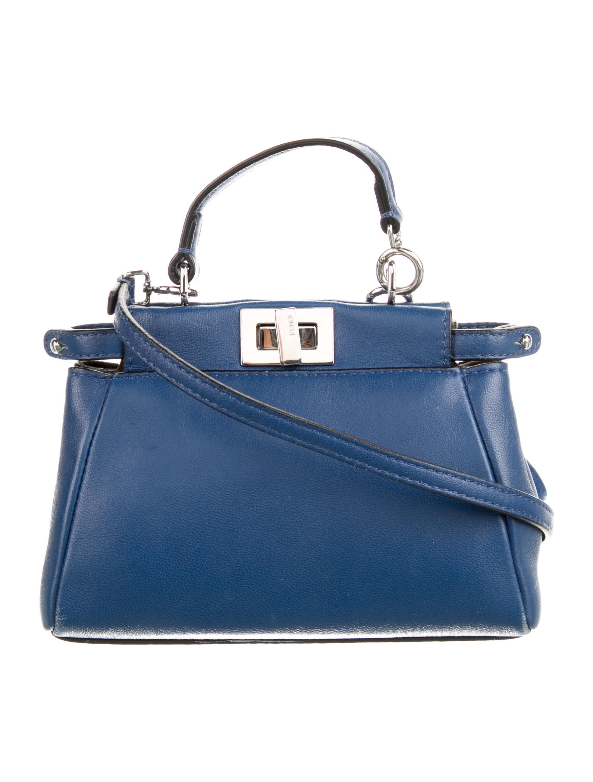 Fendi Beaded Micro Baguette - Blue Mini Bags, Handbags - FEN220075 ...