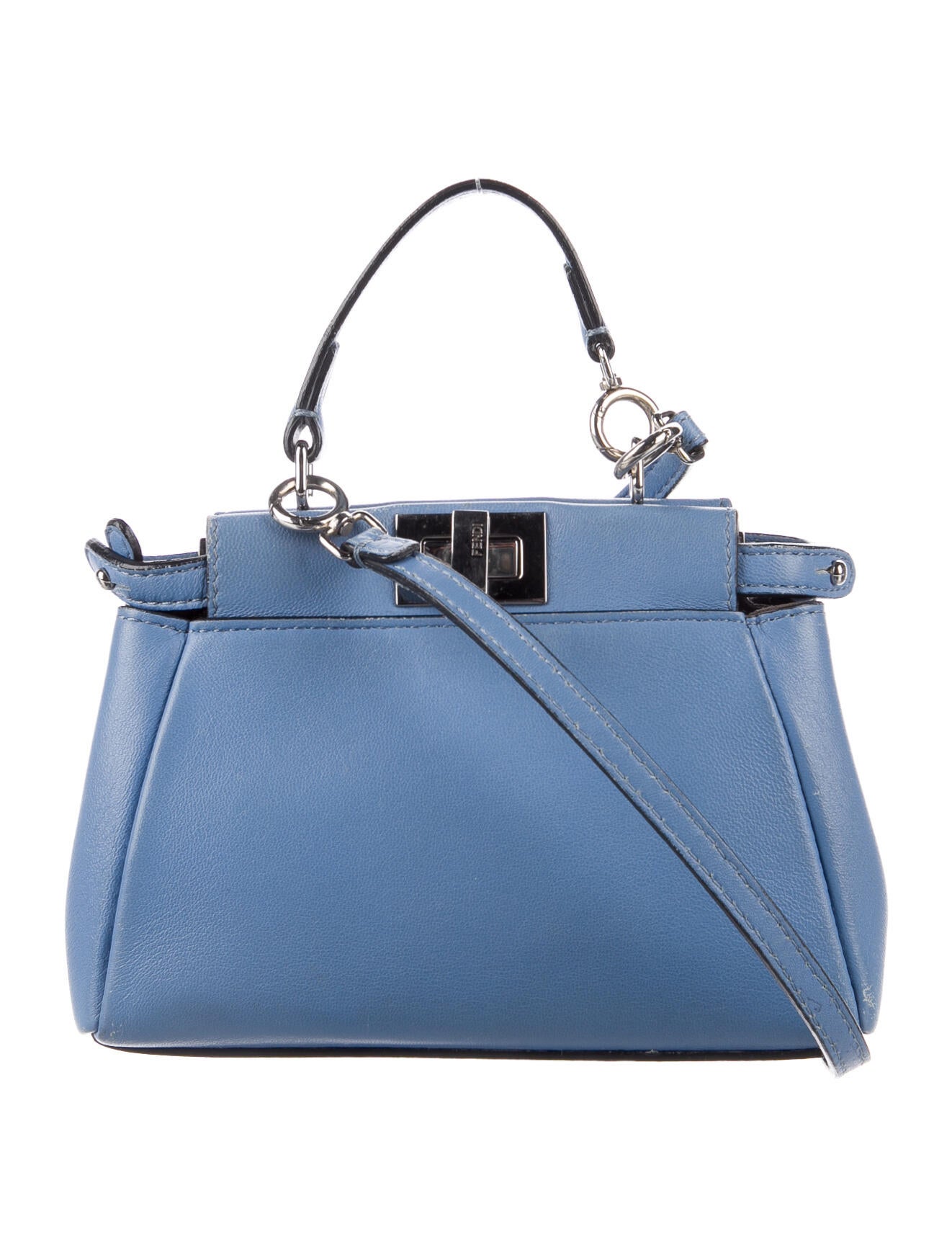 Fendi Beaded Micro Baguette - Blue Mini Bags, Handbags - FEN220075 ...