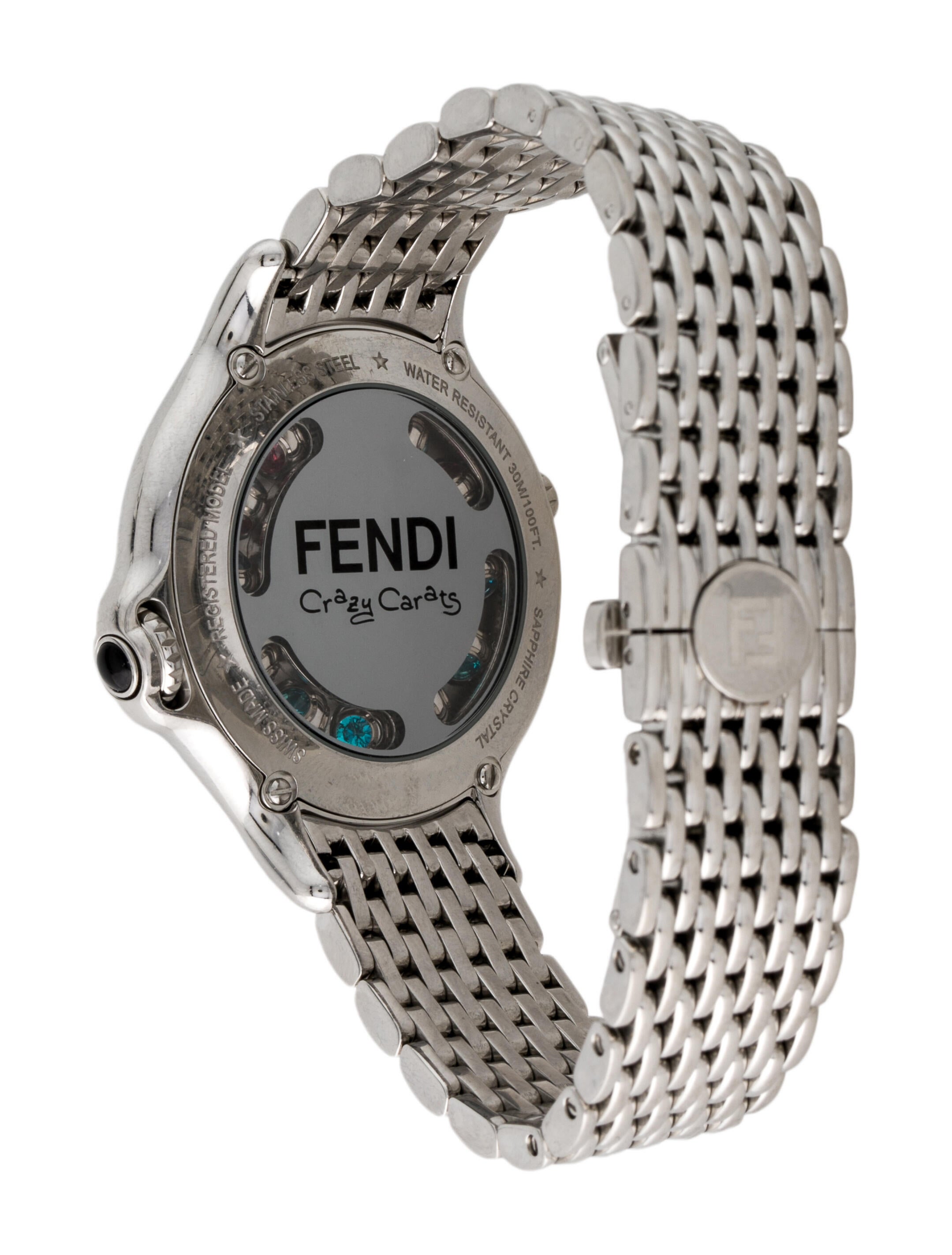 Fendi Crazy Carats Watch - 10500M / F105036000T02 | The RealReal