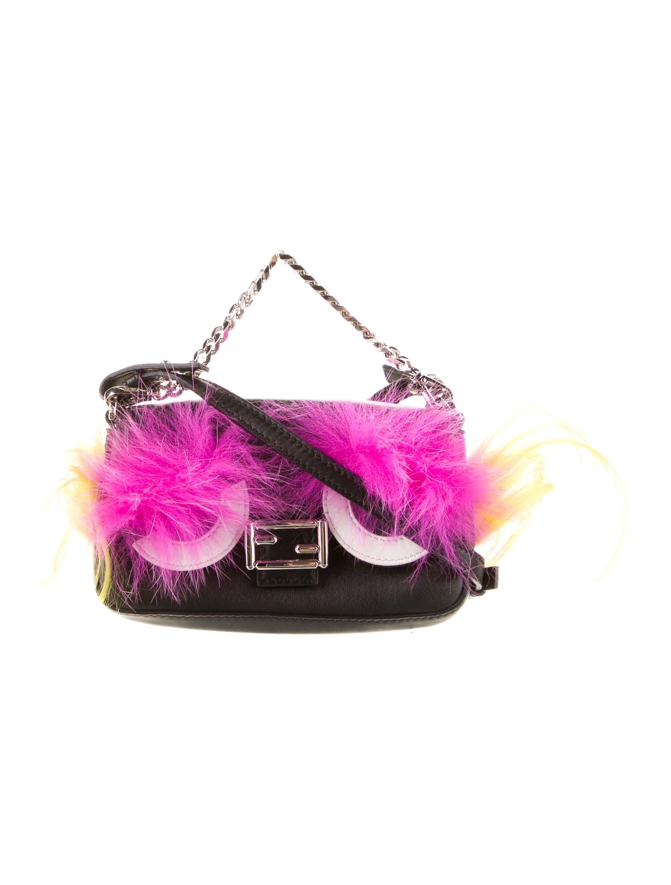 Fendi Micro Buggie Baguette Bag - Black Mini Bags, Handbags - FEN273806 ...