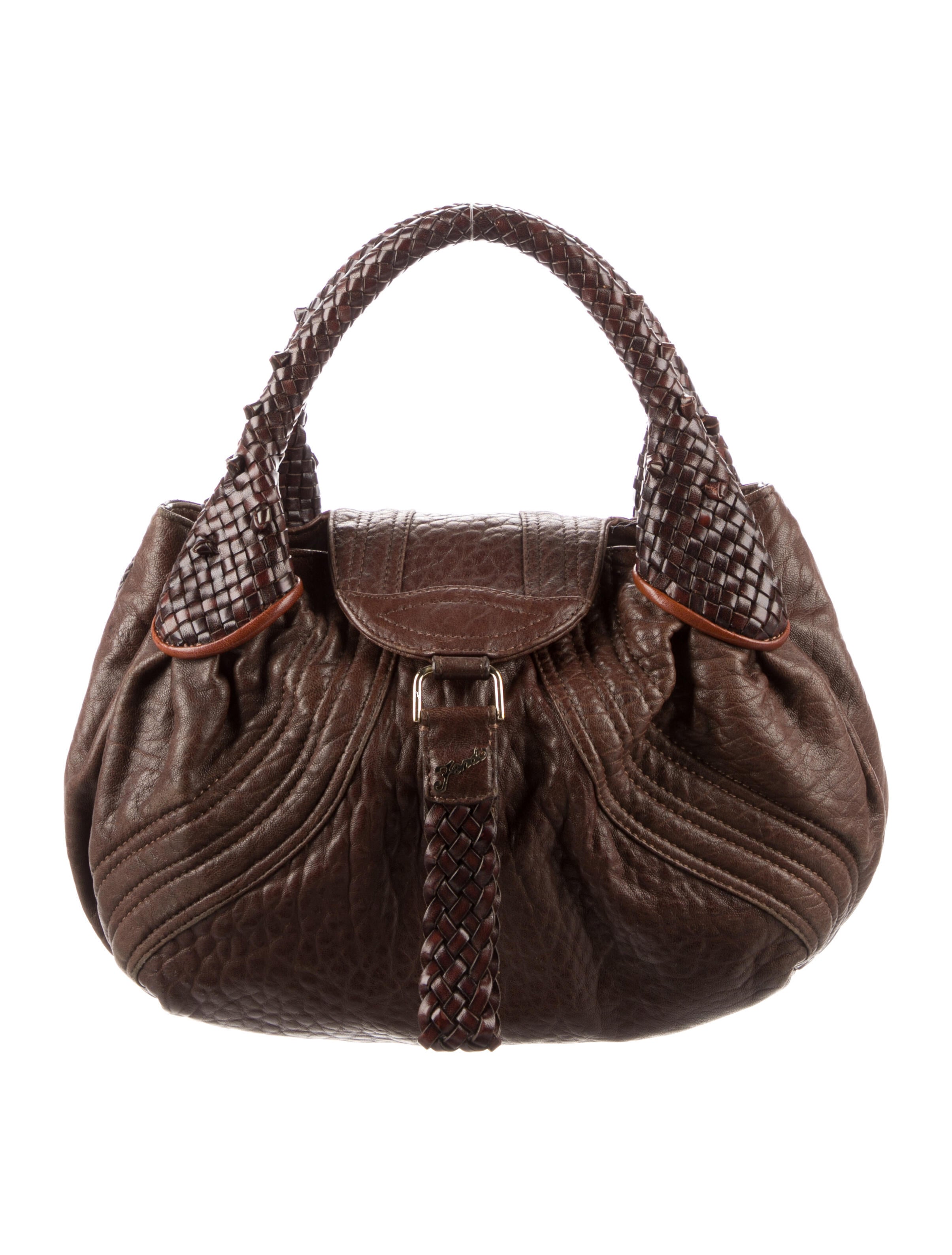 Stuart Weitzman Studded Fringe-Trimmed Bag - Black Handle Bags ...