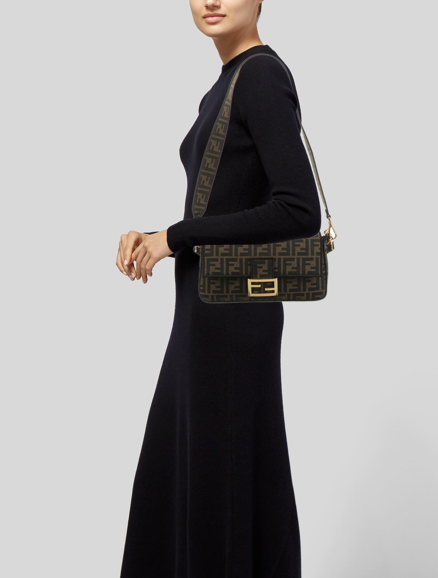 Fendi 2022 Zucca FF Baguette w/Tags - Brown Shoulder Bags, Handbags - FEN275188 | The RealReal