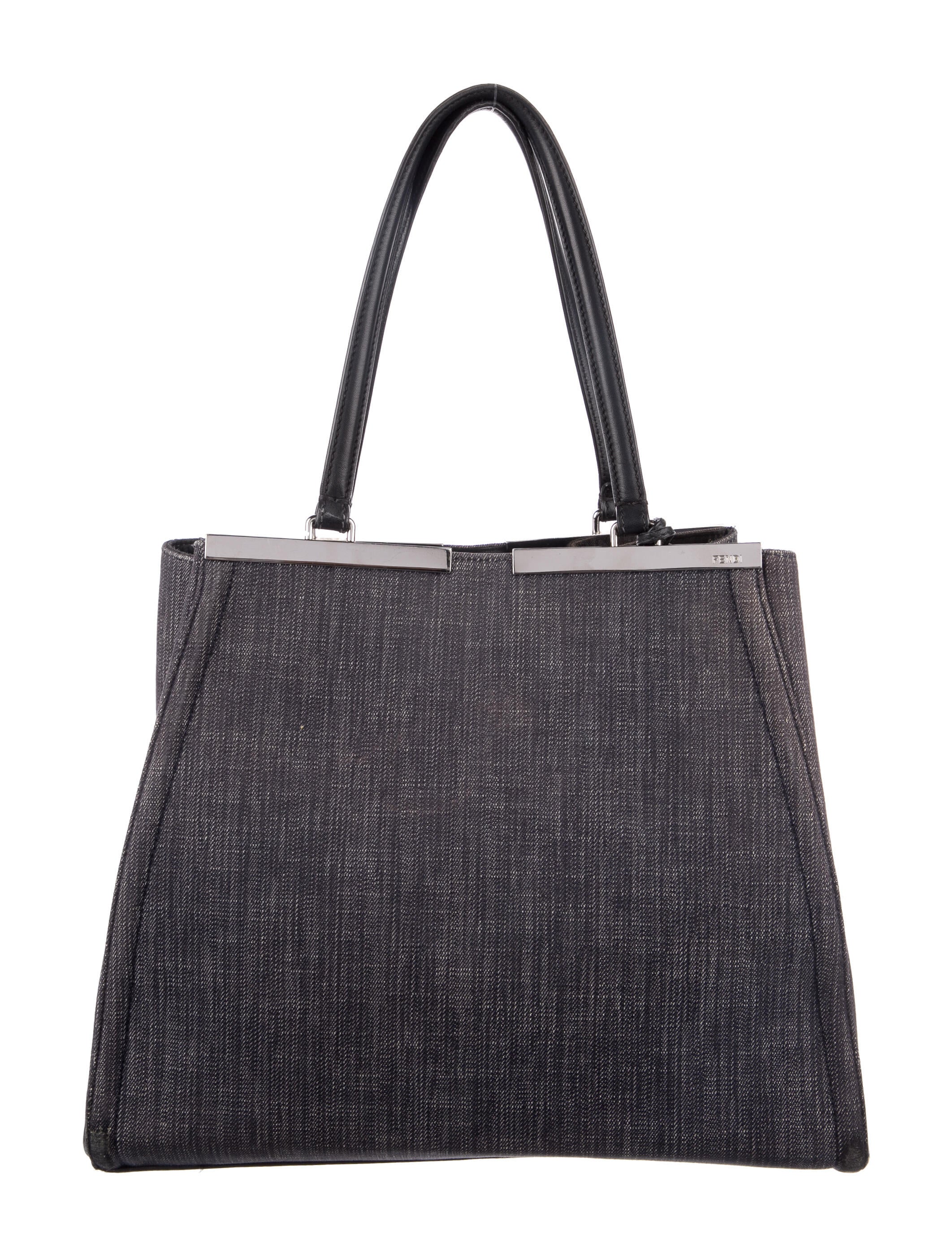 Fendi Large 2Jours Tote Bag - Black Totes, Handbags - FEN279632 | The ...