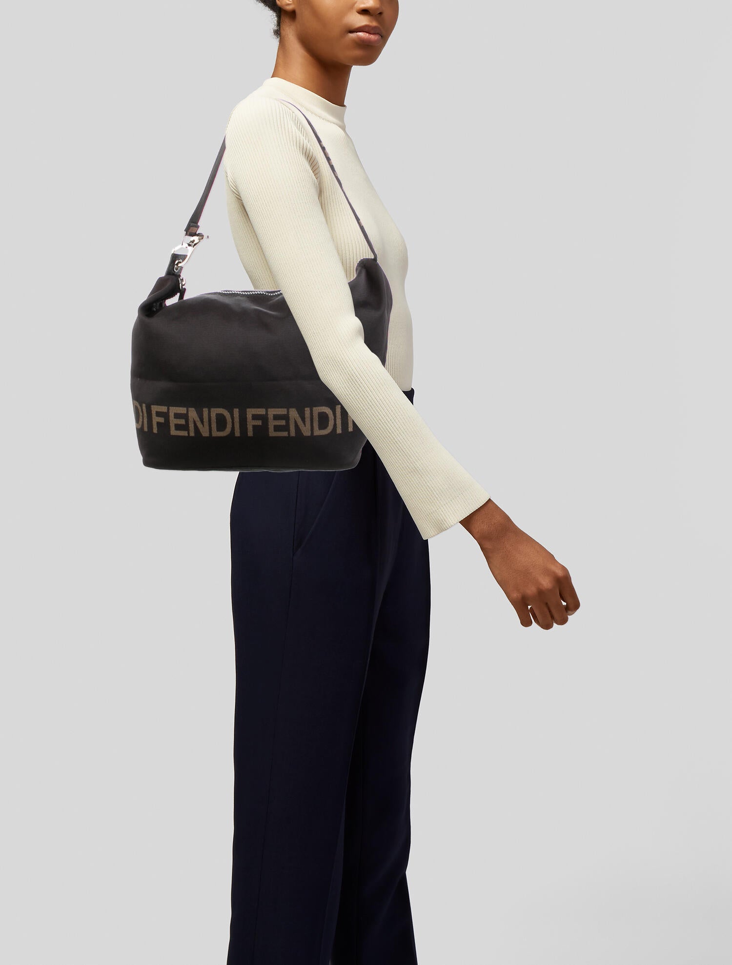 Fendi Roma 1925 Shoulder Bag - Black Shoulder Bags, Handbags ...