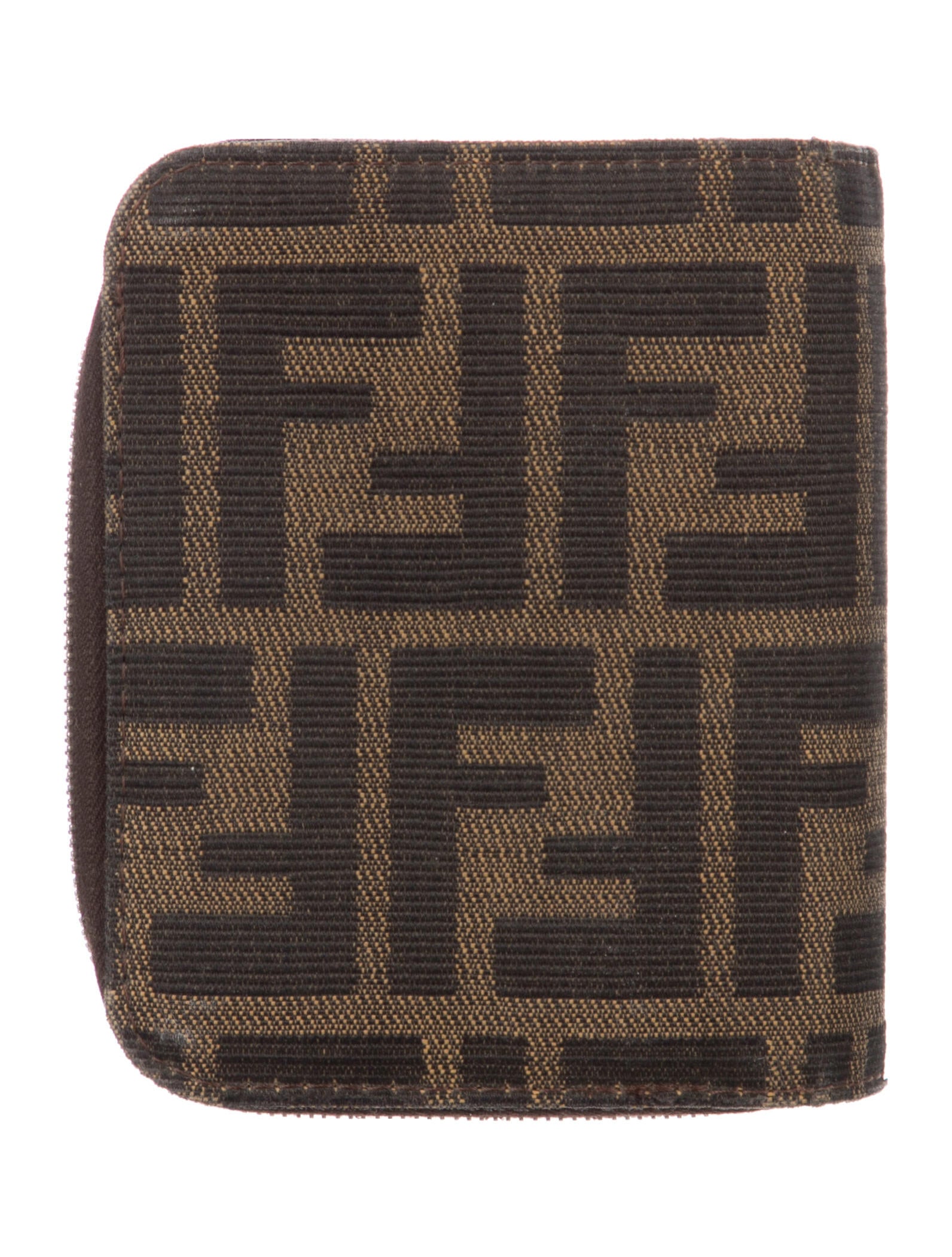 Fendi Bifold Zucca FF Logo Bifold Wallet - Neutrals Wallets ...