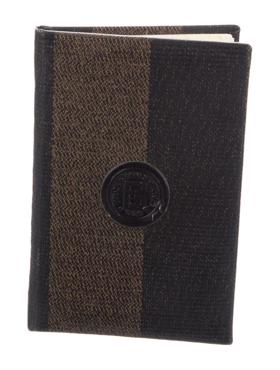 Fendi Mini Pequin Address Book - Black Books, Stationery & Pens, Decor ...