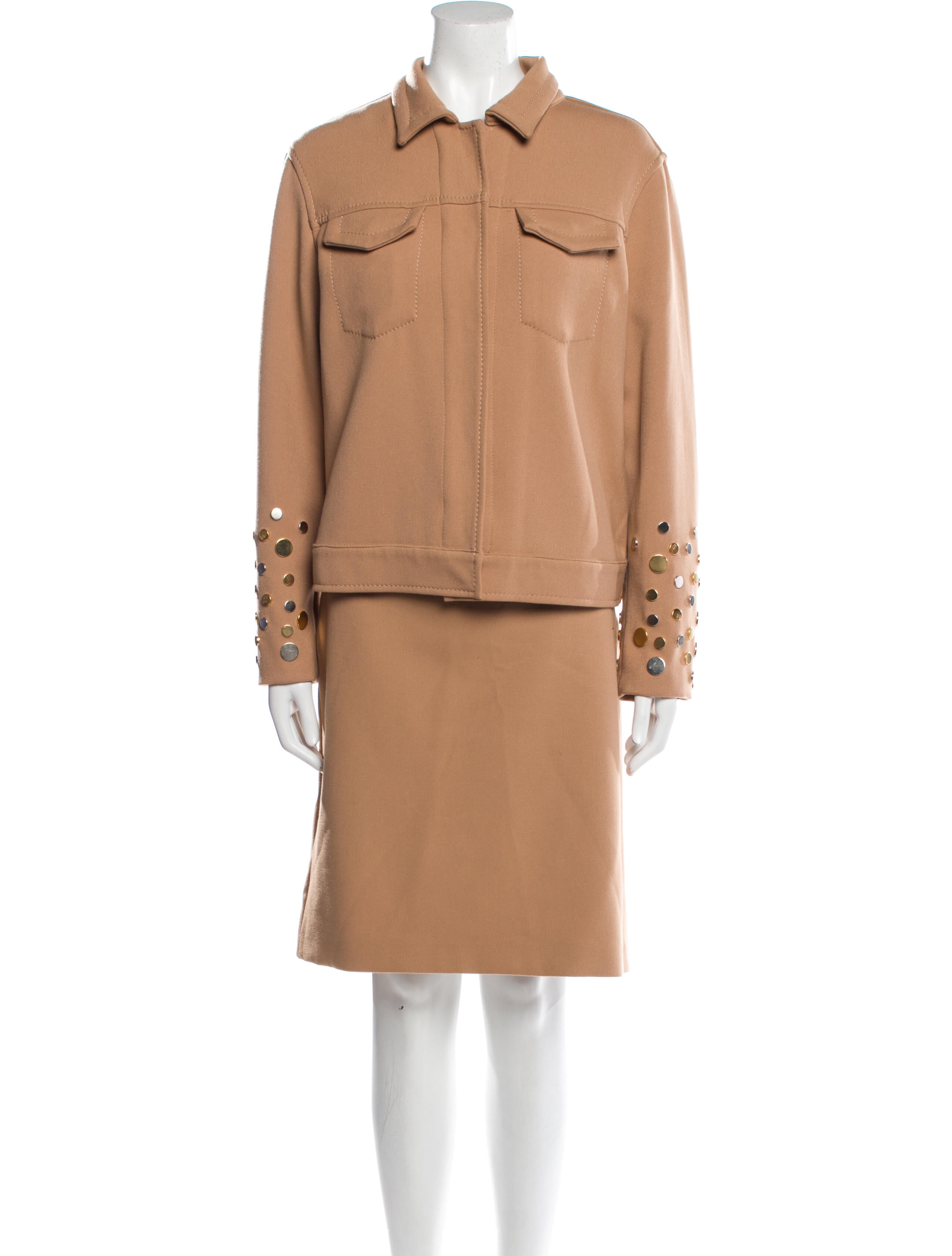 Fendi Vintage Late 1990's - Early 2000's Skirt Suit - Neutrals Suits ...