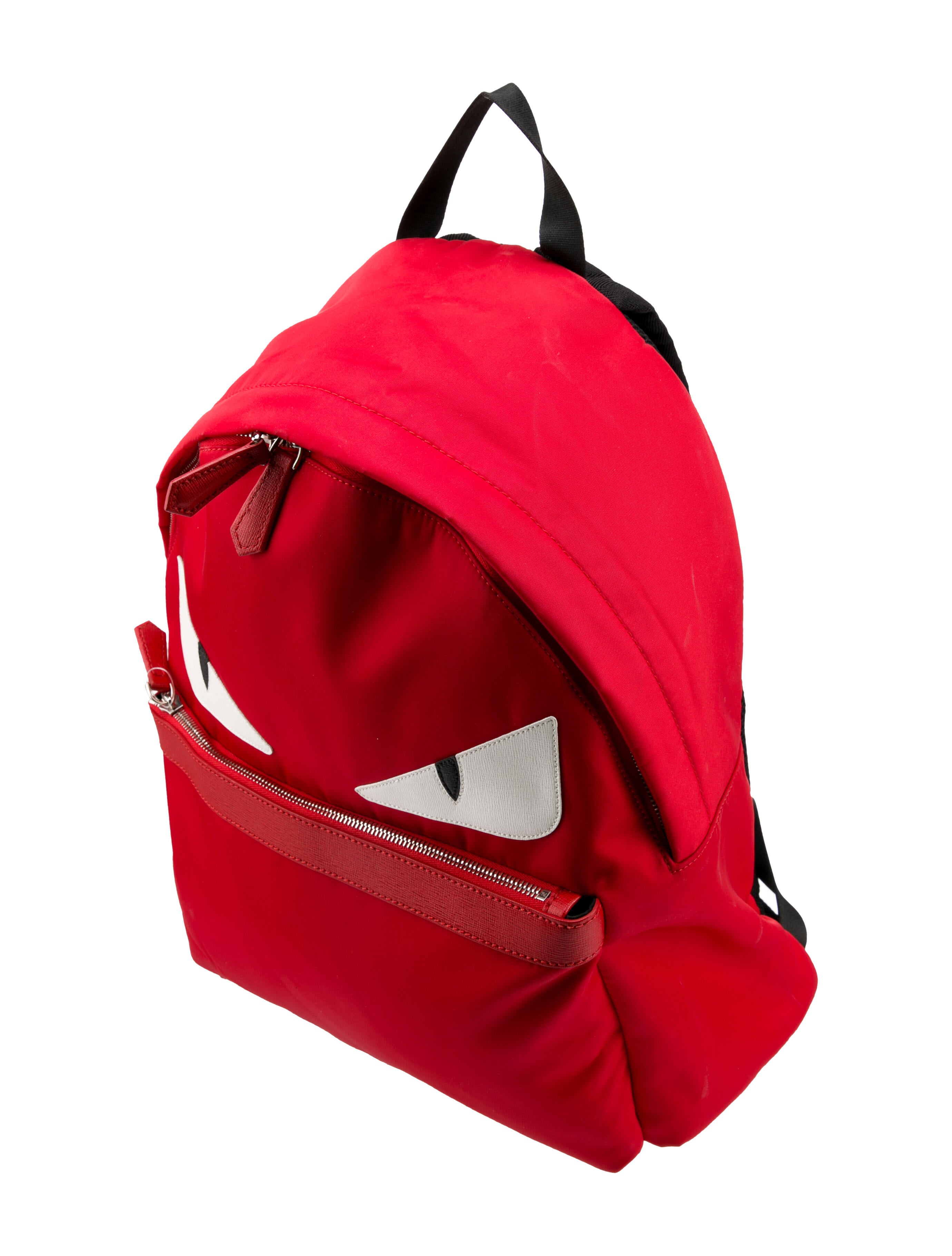 Fendi Monster Backpack - Red Backpacks, Bags - FEN291538 | The RealReal