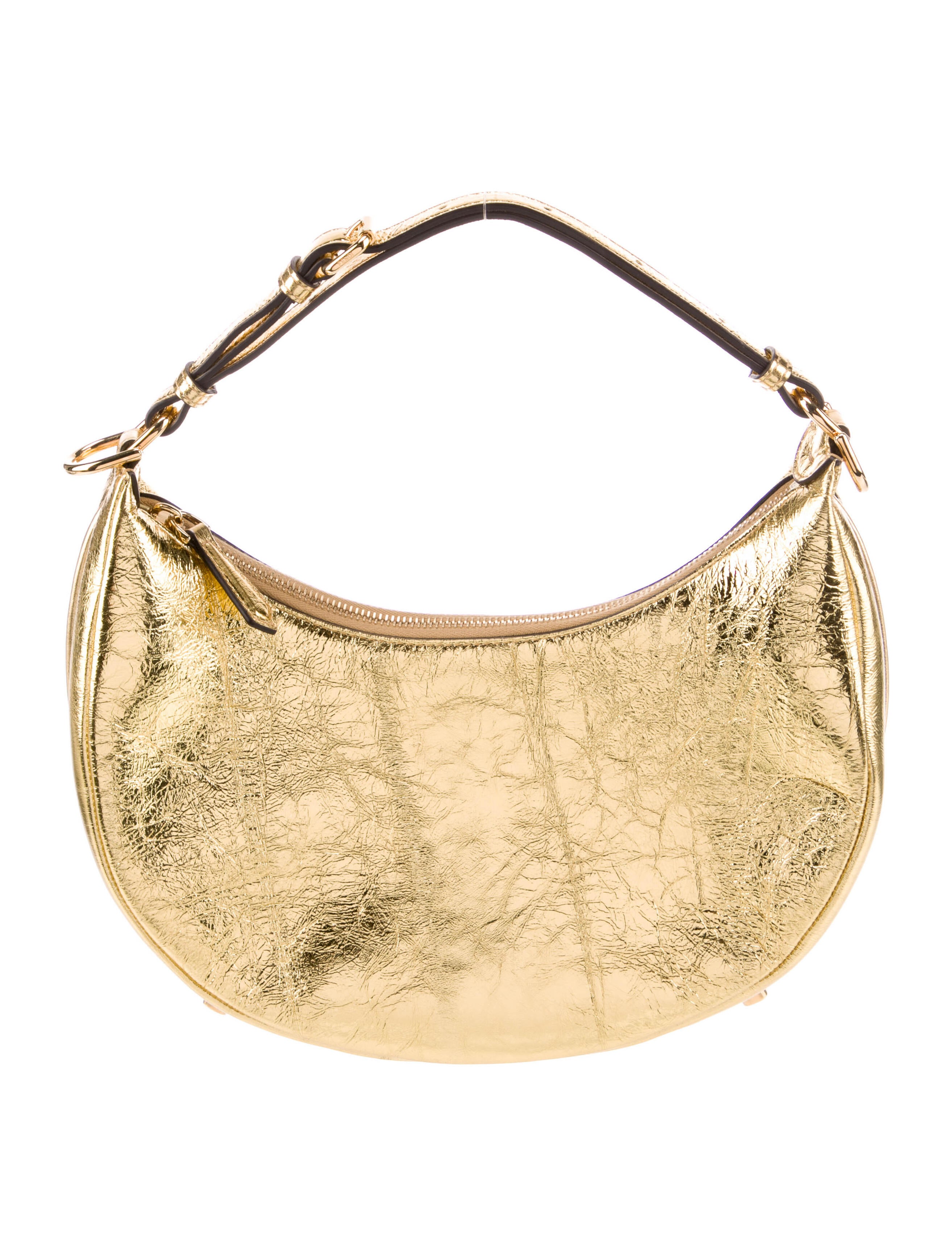 Fendi Small Fendigraphy Hobo - Gold Hobos, Handbags - FEN291706 | The ...