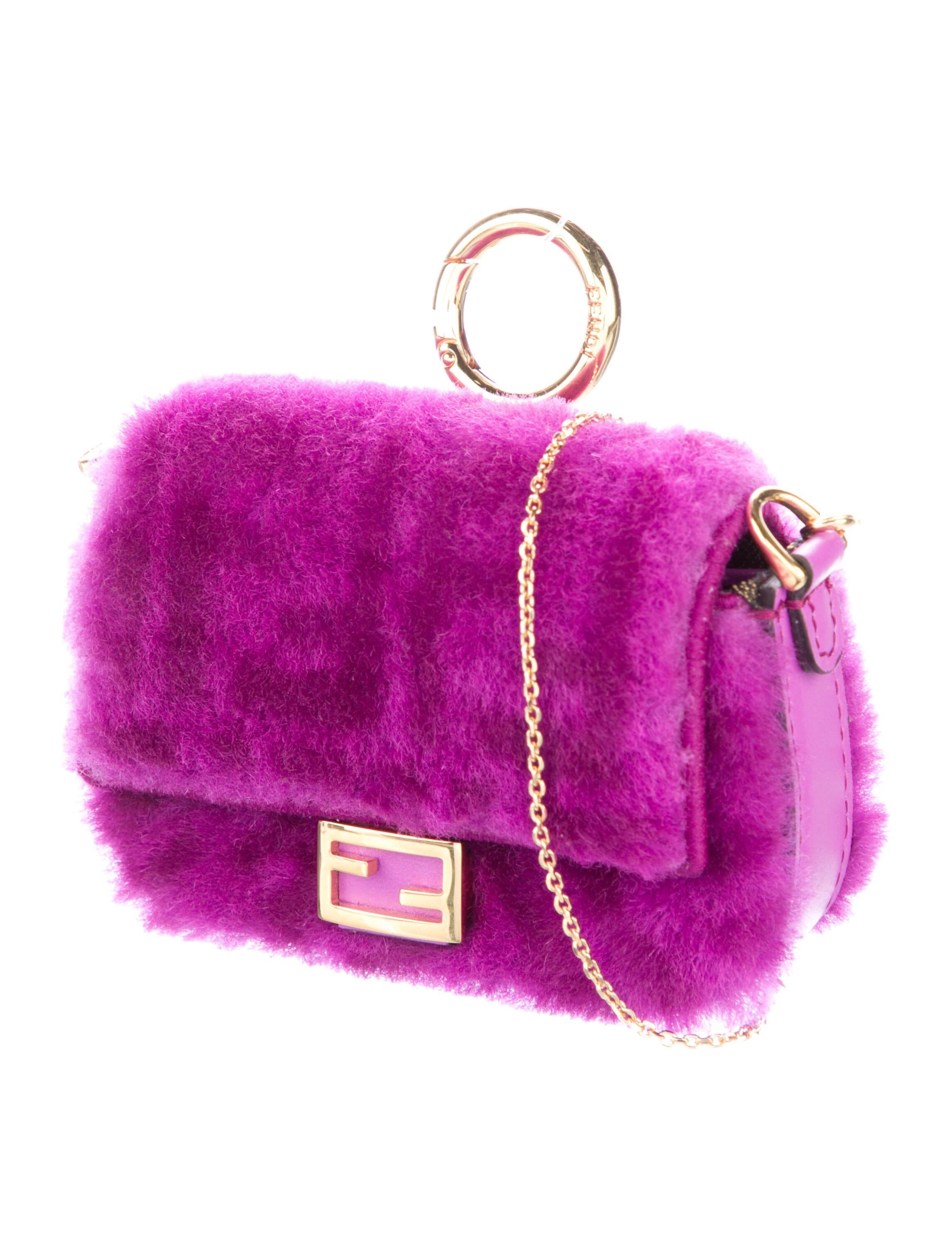 Fendi 2021 Nano Baguette Charm - Purple Mini Bags, Handbags - FEN294706 ...
