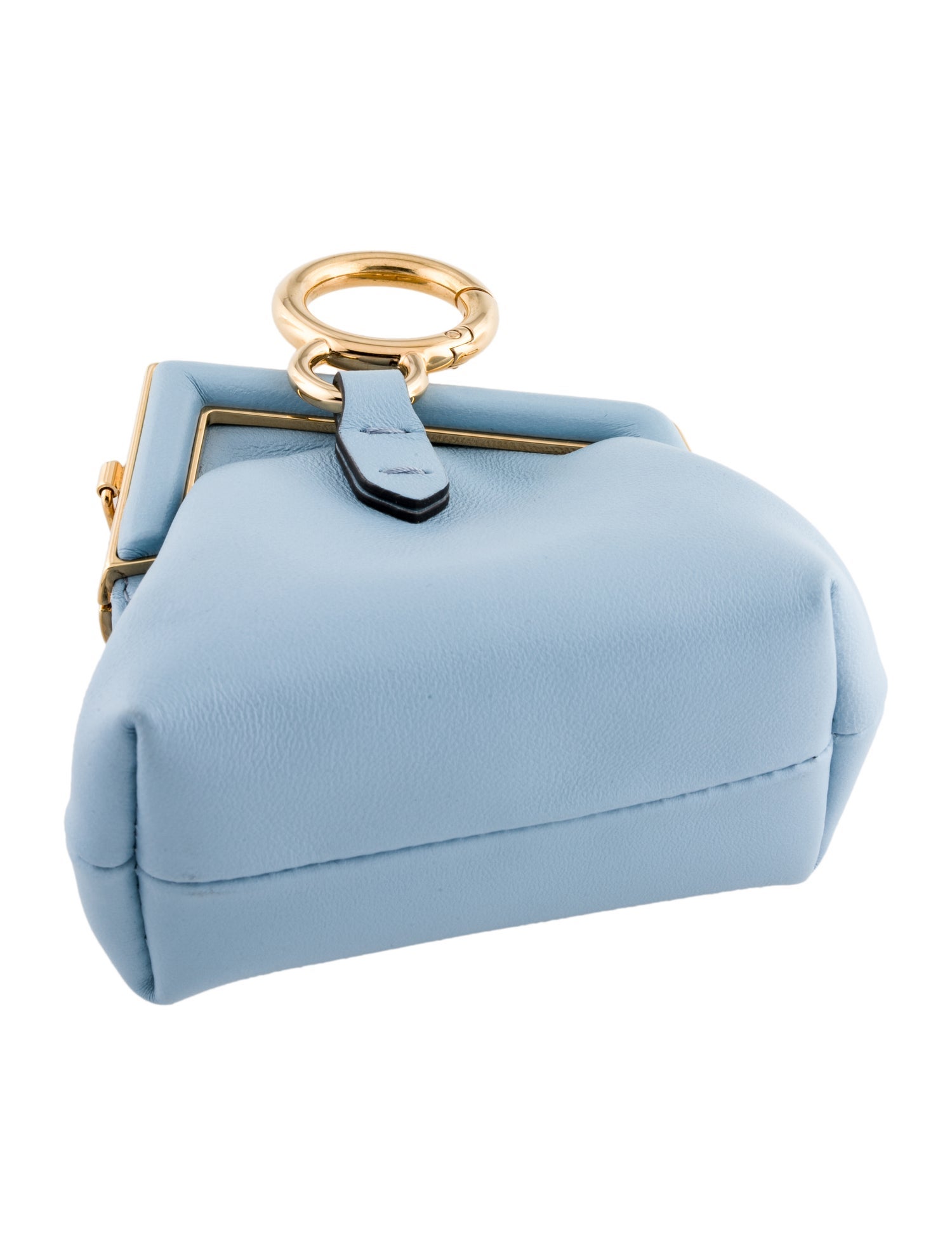 Fendi 2022 Nano Fendi First Charm - Blue Mini Bags, Handbags ...