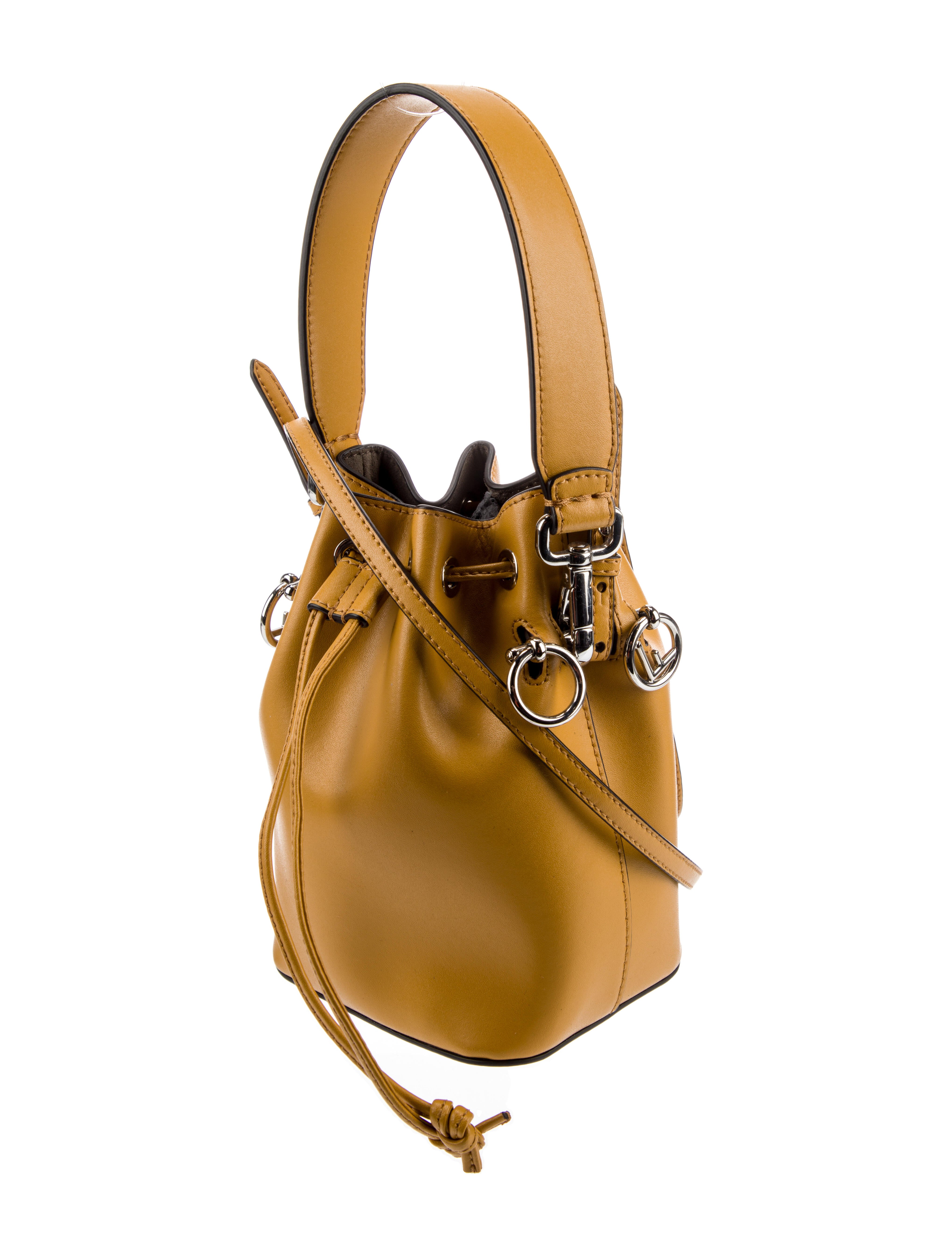 Fendi 2020 Mini Mon Tresor Bucket Bag - Yellow Bucket Bags, Handbags ...
