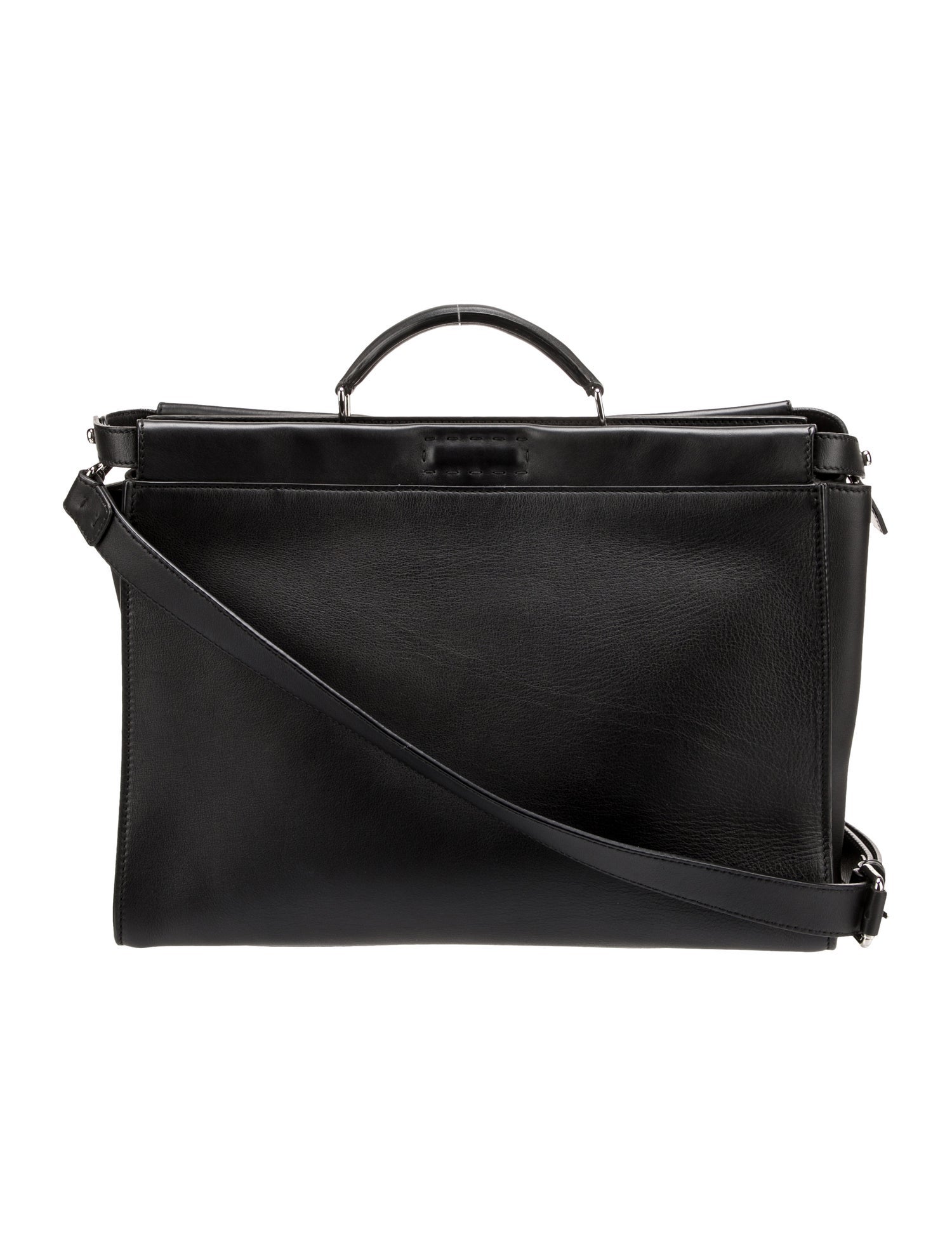 Fendi Large Peekaboo Monster Briefcase - Black Briefcases, Bags ...