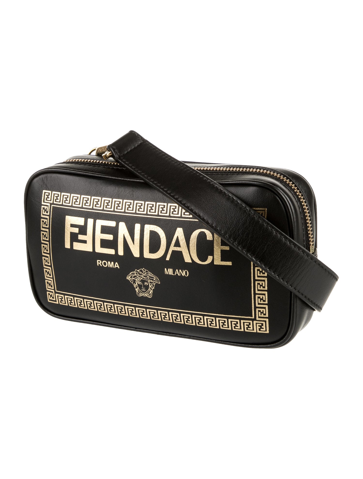 Fendace 2022 Logo Camera Bag - Black Crossbody Bags, Handbags ...