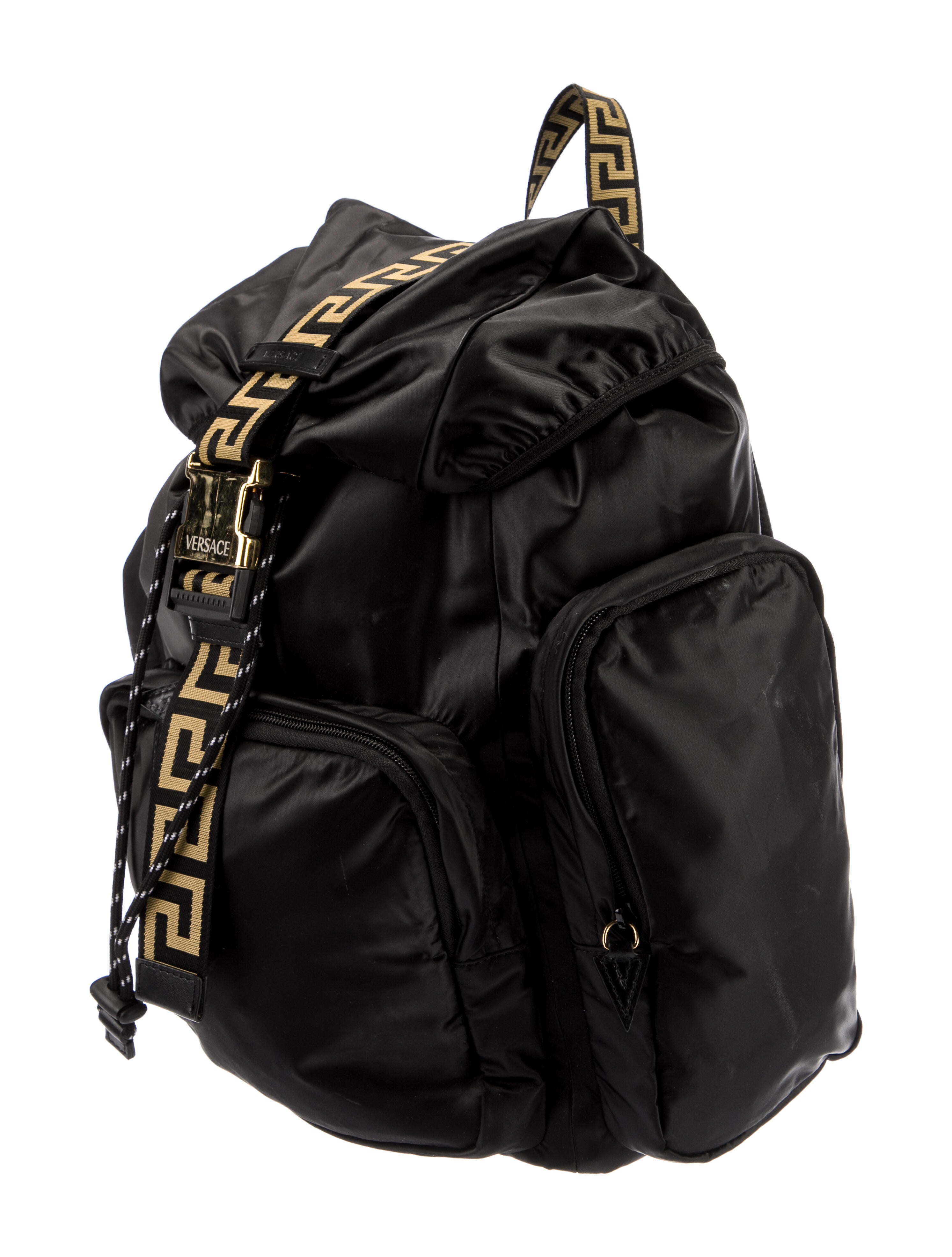 Versace Nylon Greca Backpack - Black Backpacks, Bags - FEN296917 | The ...