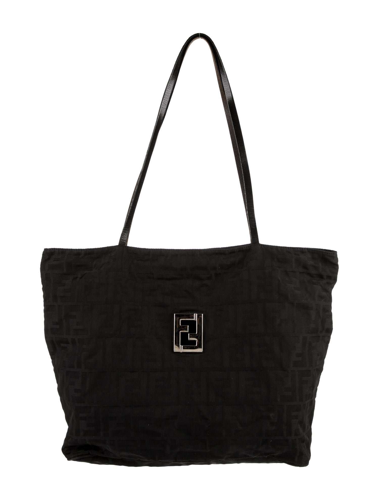 Fendi Vintage Zucca Nylon Tote Bag - Black Totes, Handbags - FEN314029 ...
