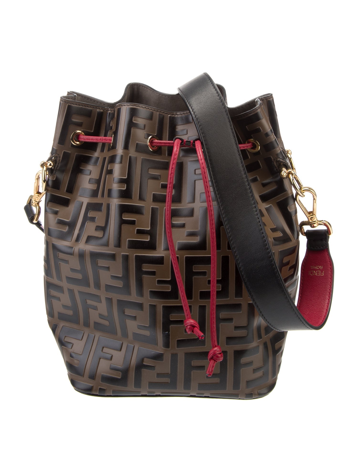 Fendi Small Zucca Mon Tresor Bucket Bag - Brown Bucket Bags, Handbags ...