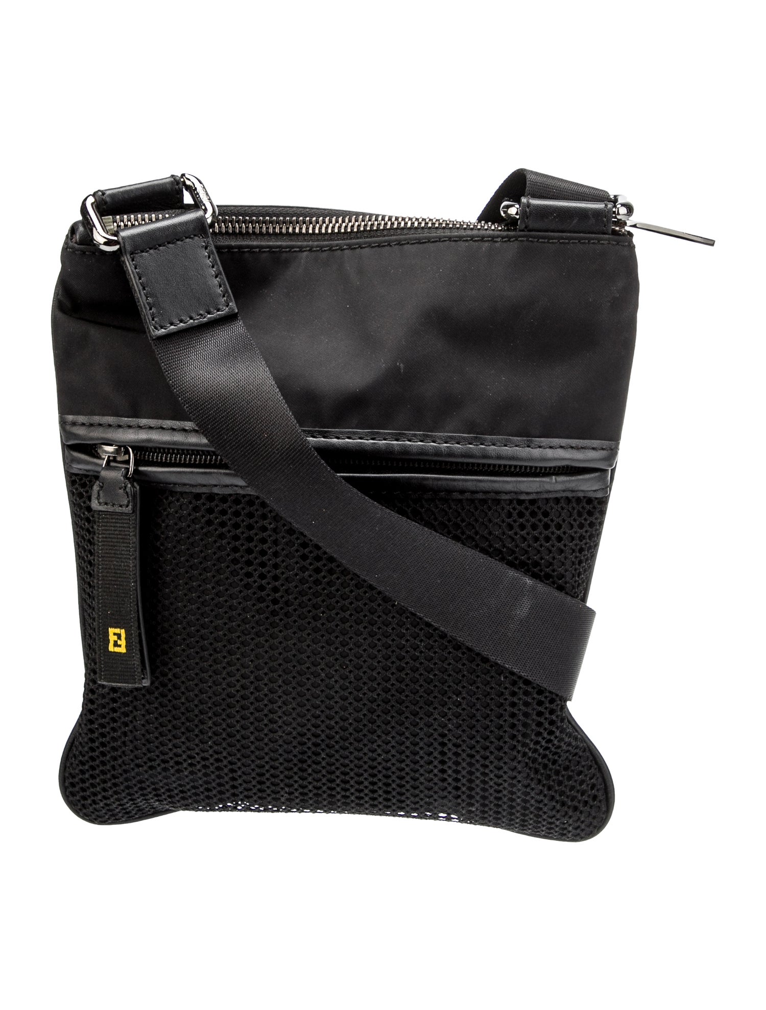 Fendi Nylon Crossbody Bag - Black Crossbody Bags, Handbags - FEN302881 ...