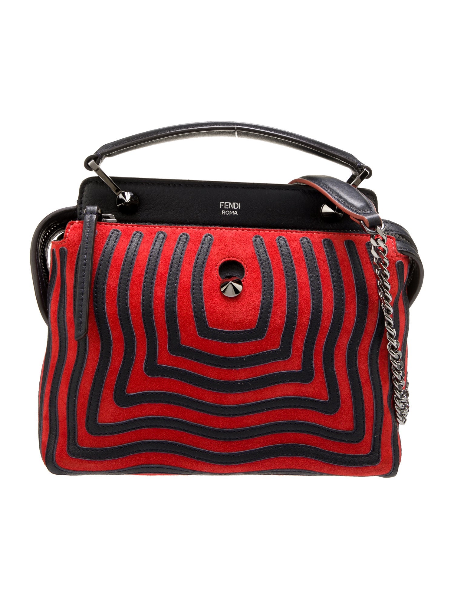 Fendi Small DotCom Quilted Shoulder Bag - Red Shoulder Bags, Handbags ...