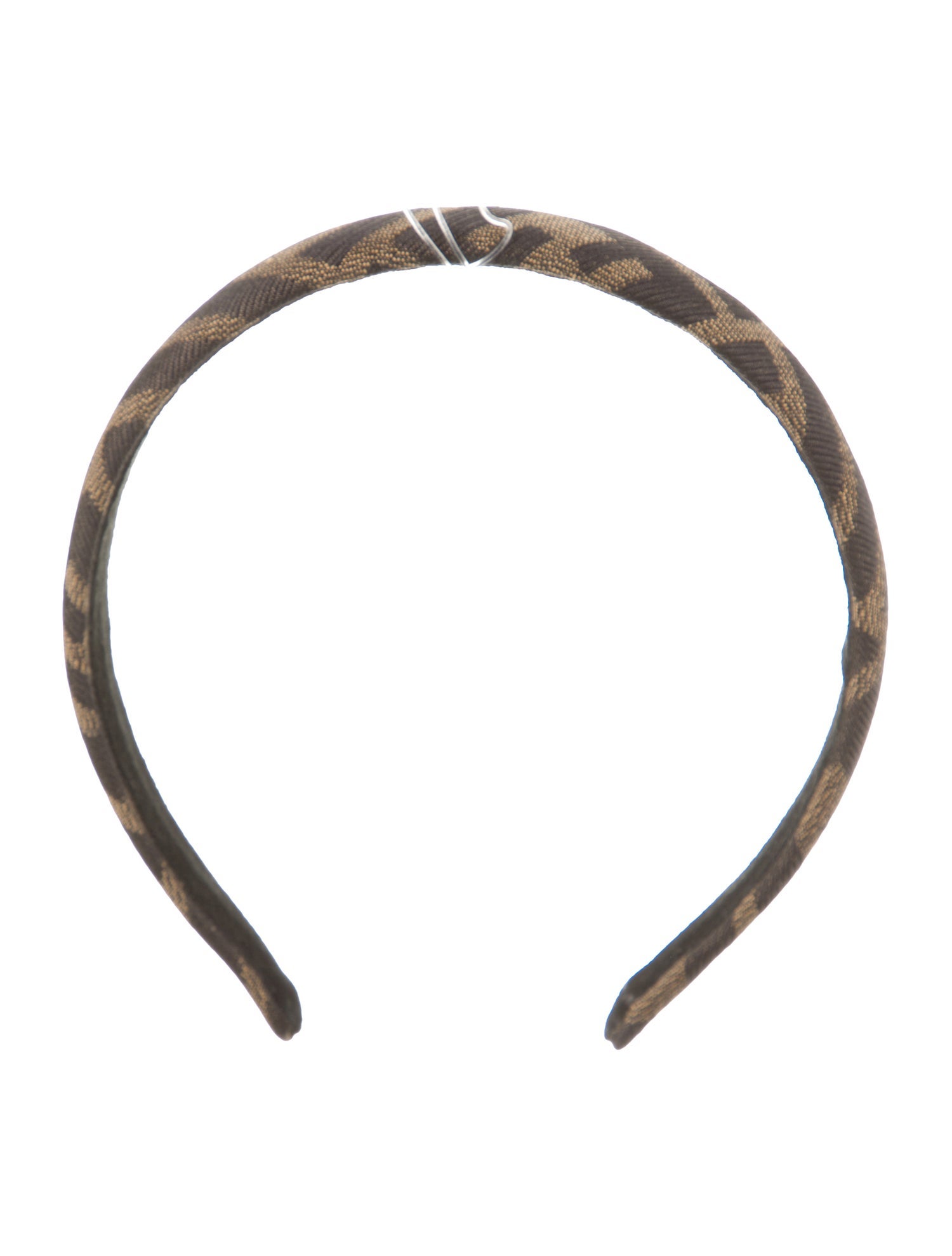 Fendi Zucca FF Headband - Brown Hair Accessories, Accessories ...