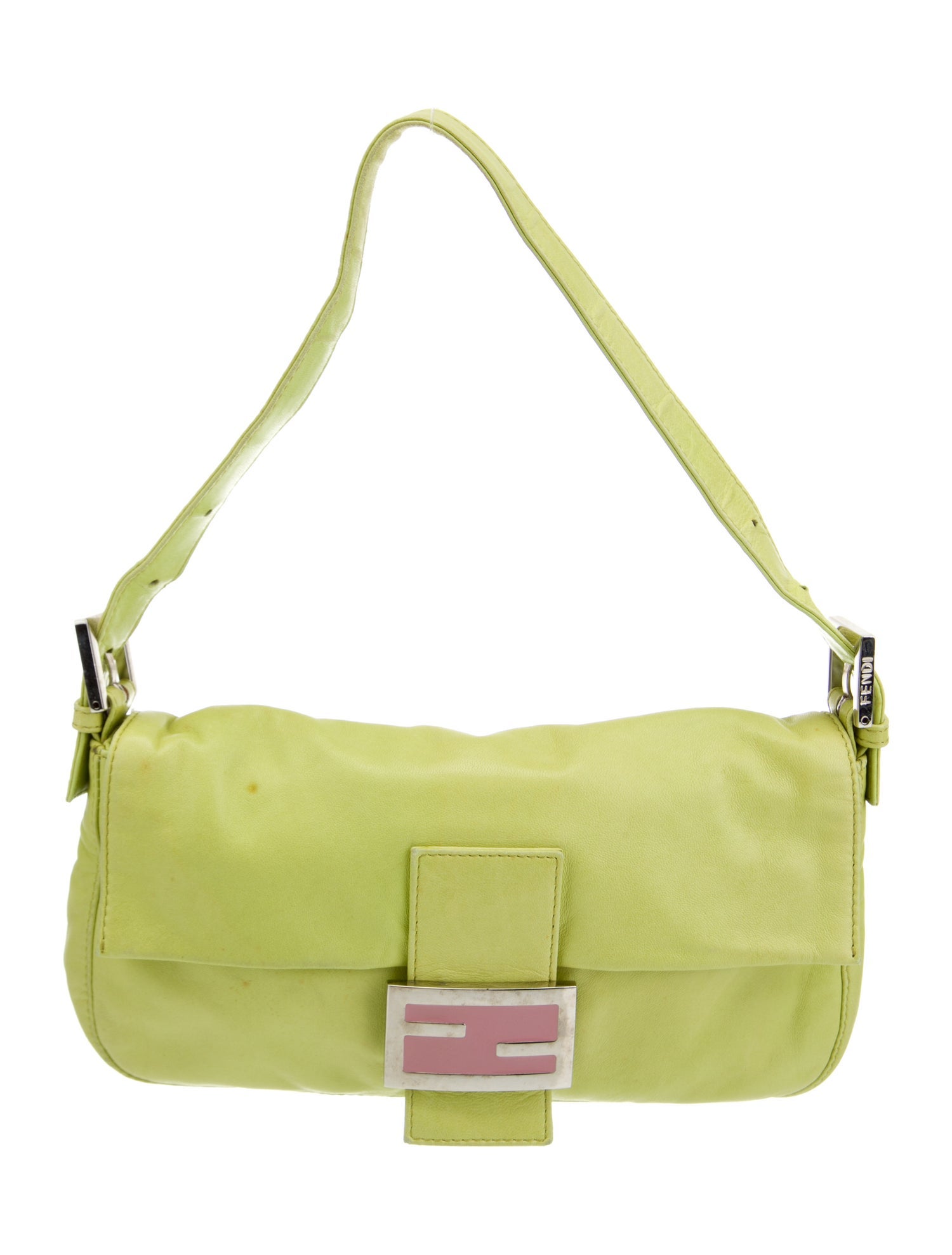 Fendi Nappa Baguette - Green Shoulder Bags, Handbags - FEN304369 | The ...