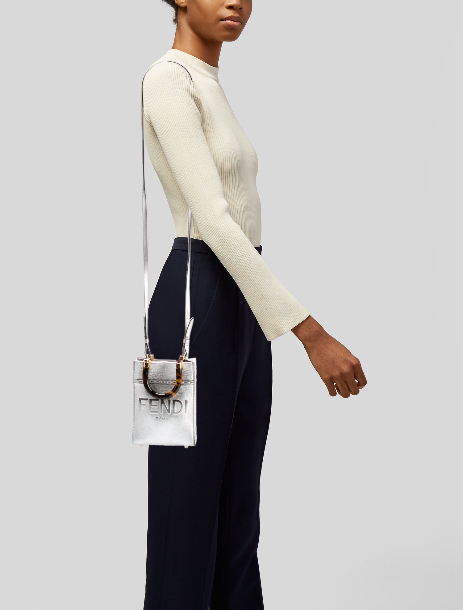 Fendi 2021 Mini Sunshine Shopper Tote - Neutrals Mini Bags, Handbags ...