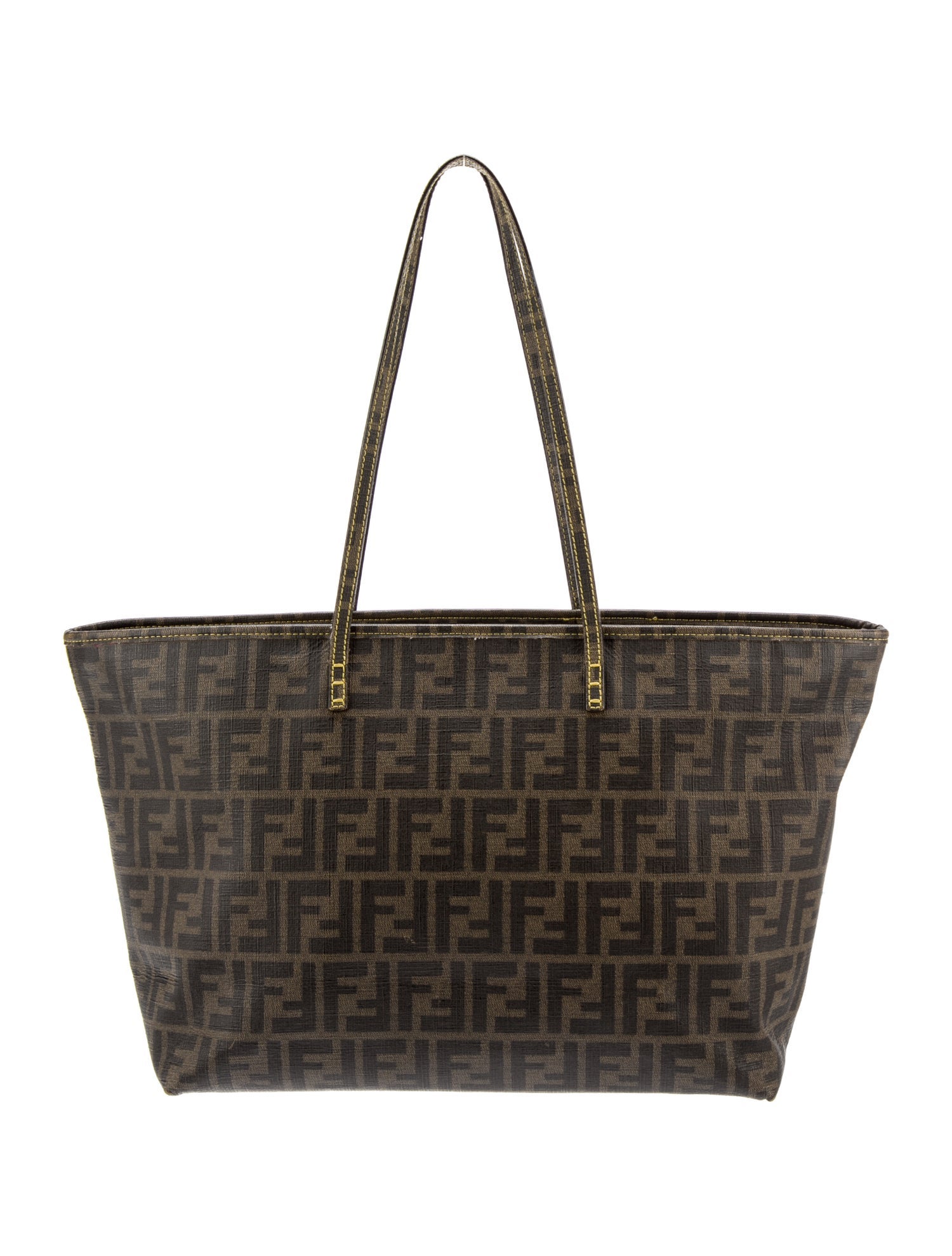 Fendi Zucca Medium Roll Tote - Brown Totes, Handbags - FEN306320 | The ...
