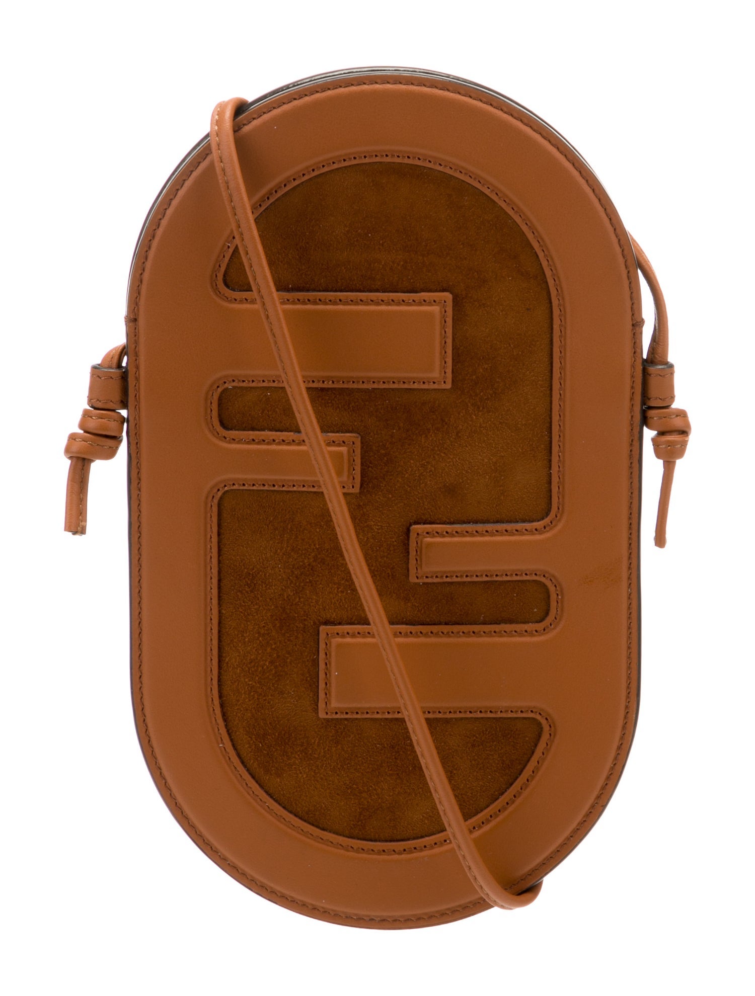 Fendi 2021 O'Lock Phone Holder - Brown Crossbody Bags, Handbags ...