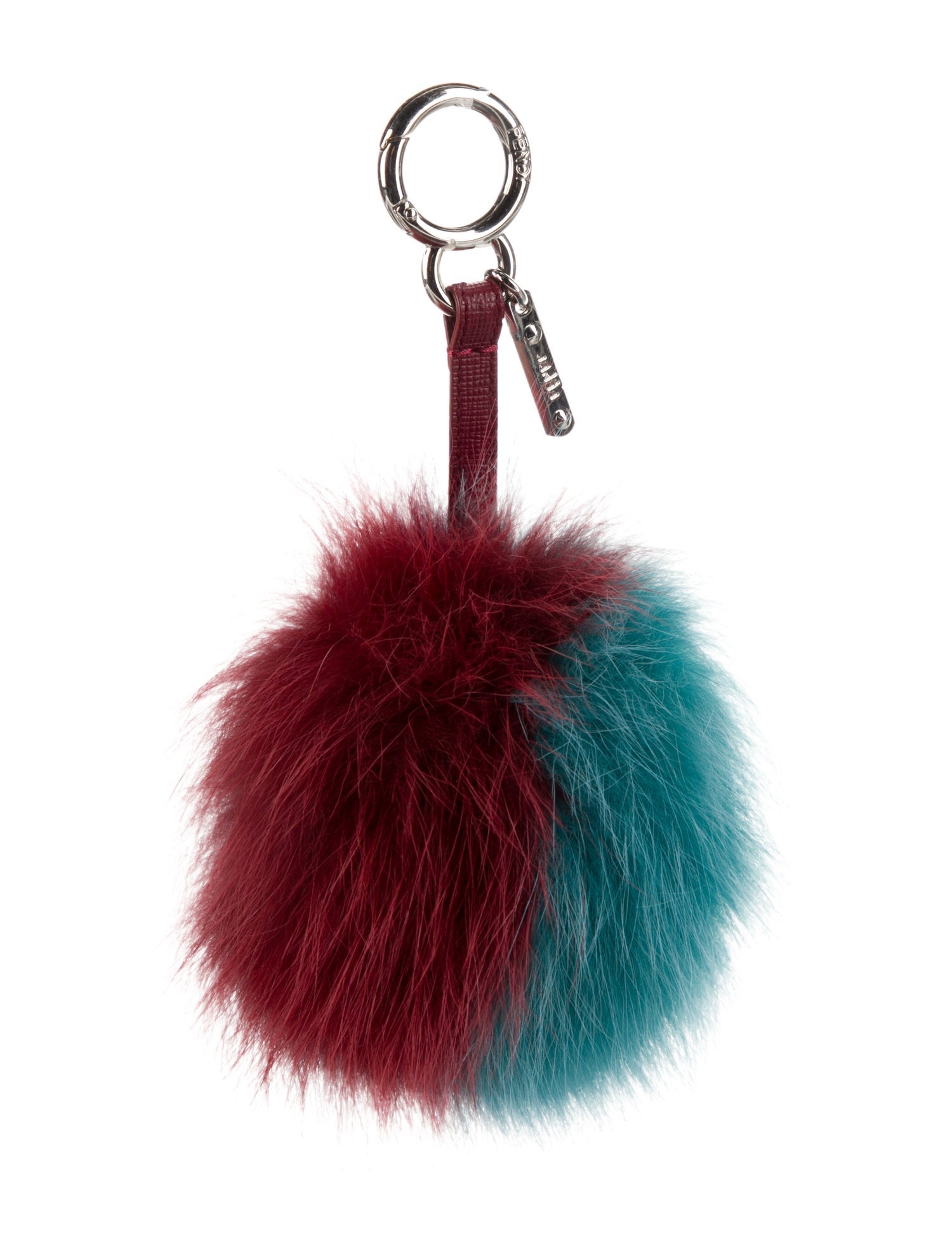 Fendi Fendi Fox Fur Keychain - Blue Keychains, Accessories - FEN296193 ...
