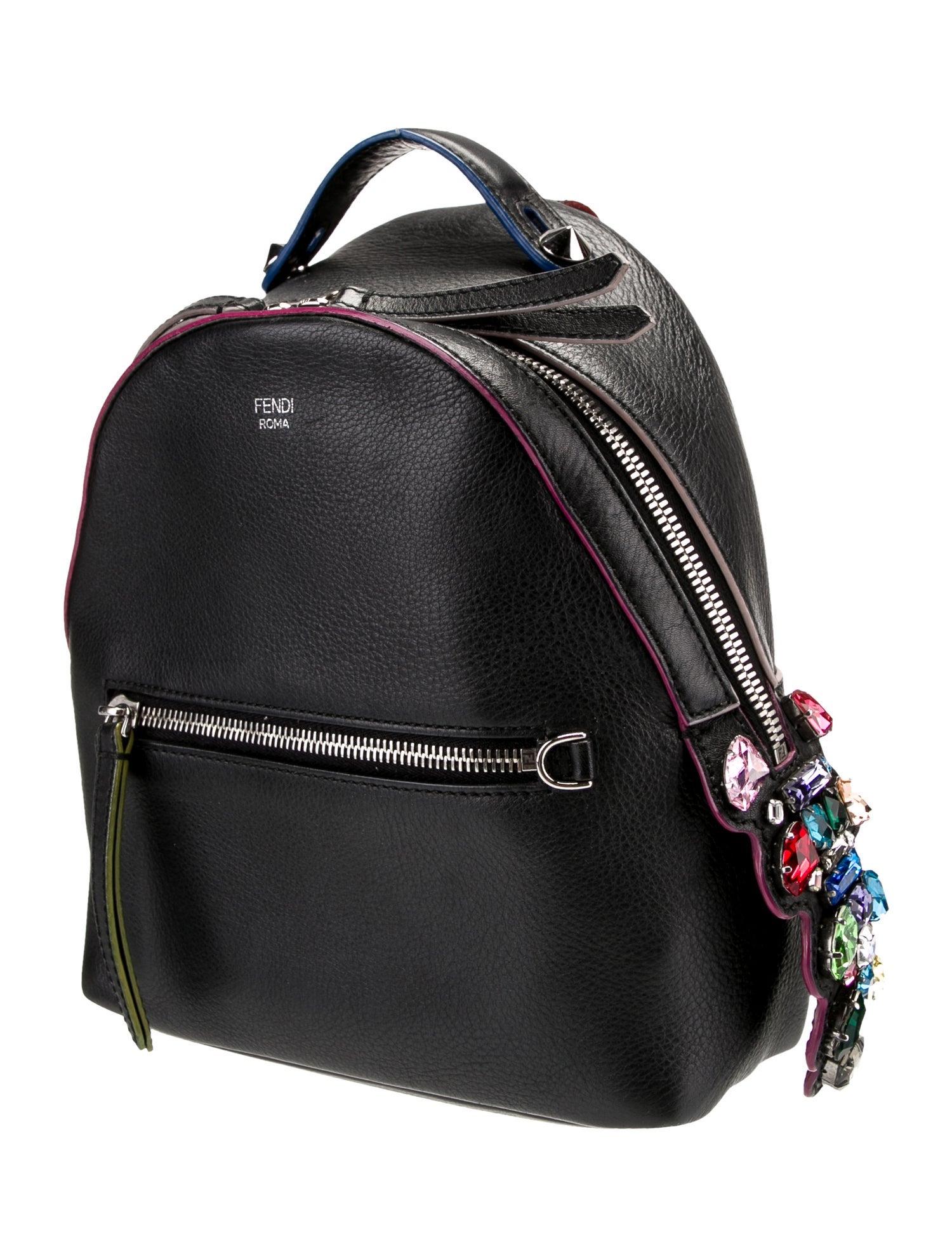 Fendi 2023 Medium Strike Backpack - Black Backpacks, Handbags ...