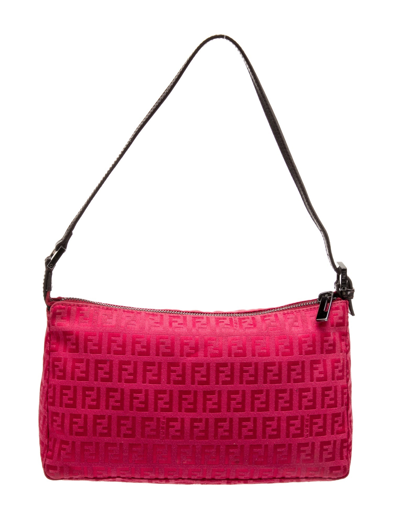 Fendi Zucchino Pochette - Red Shoulder Bags, Handbags - FEN312961 | The ...