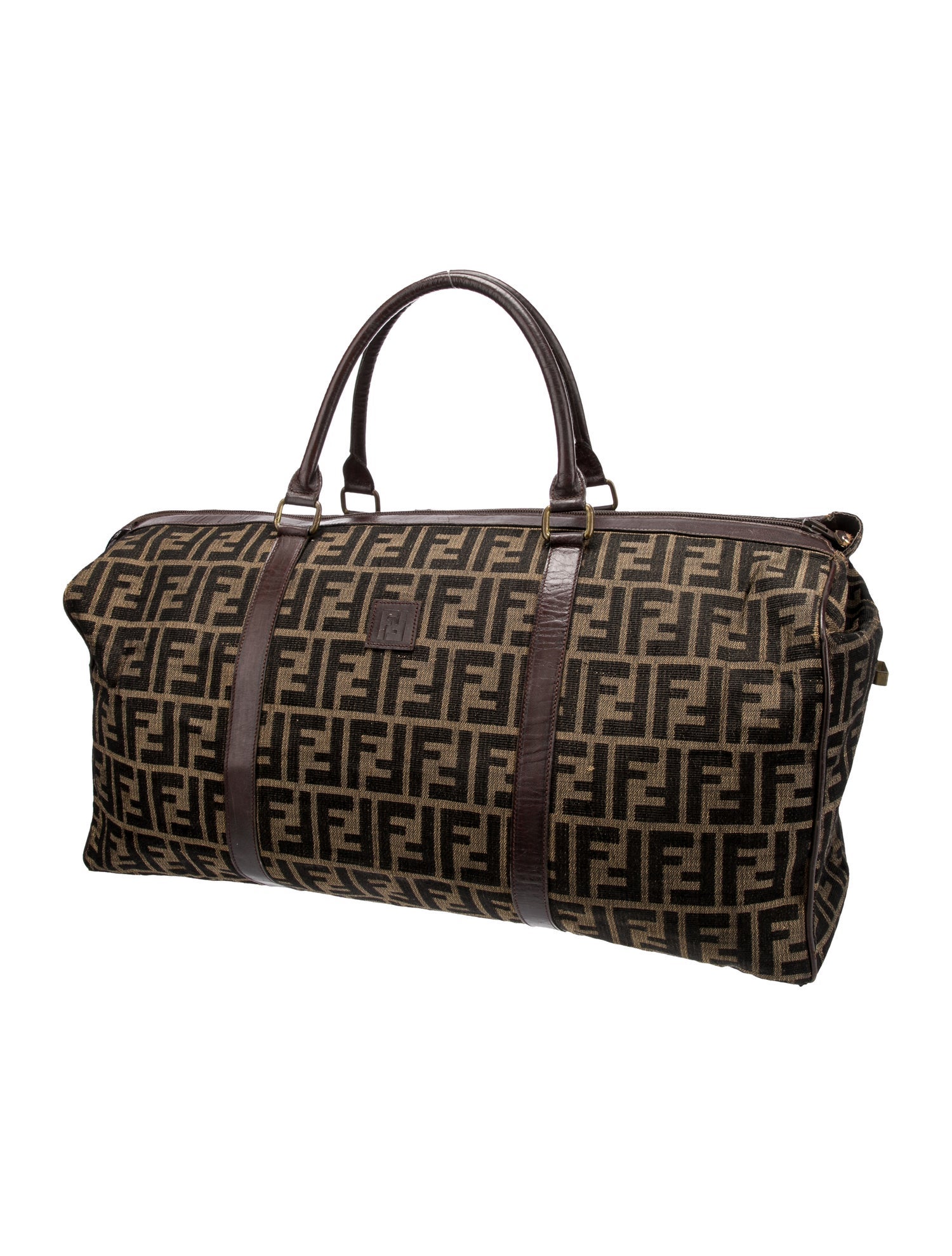 Fendi Vintage Zucca Duffle Bag - Brown Luggage and Travel, Handbags ...