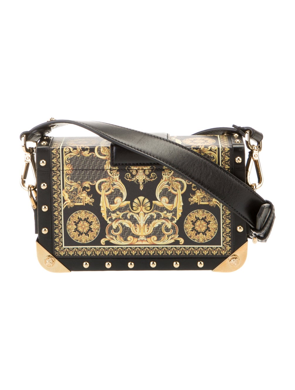 Fendace 2022 Mini Baguette Trunk - Black Crossbody Bags, Handbags ...