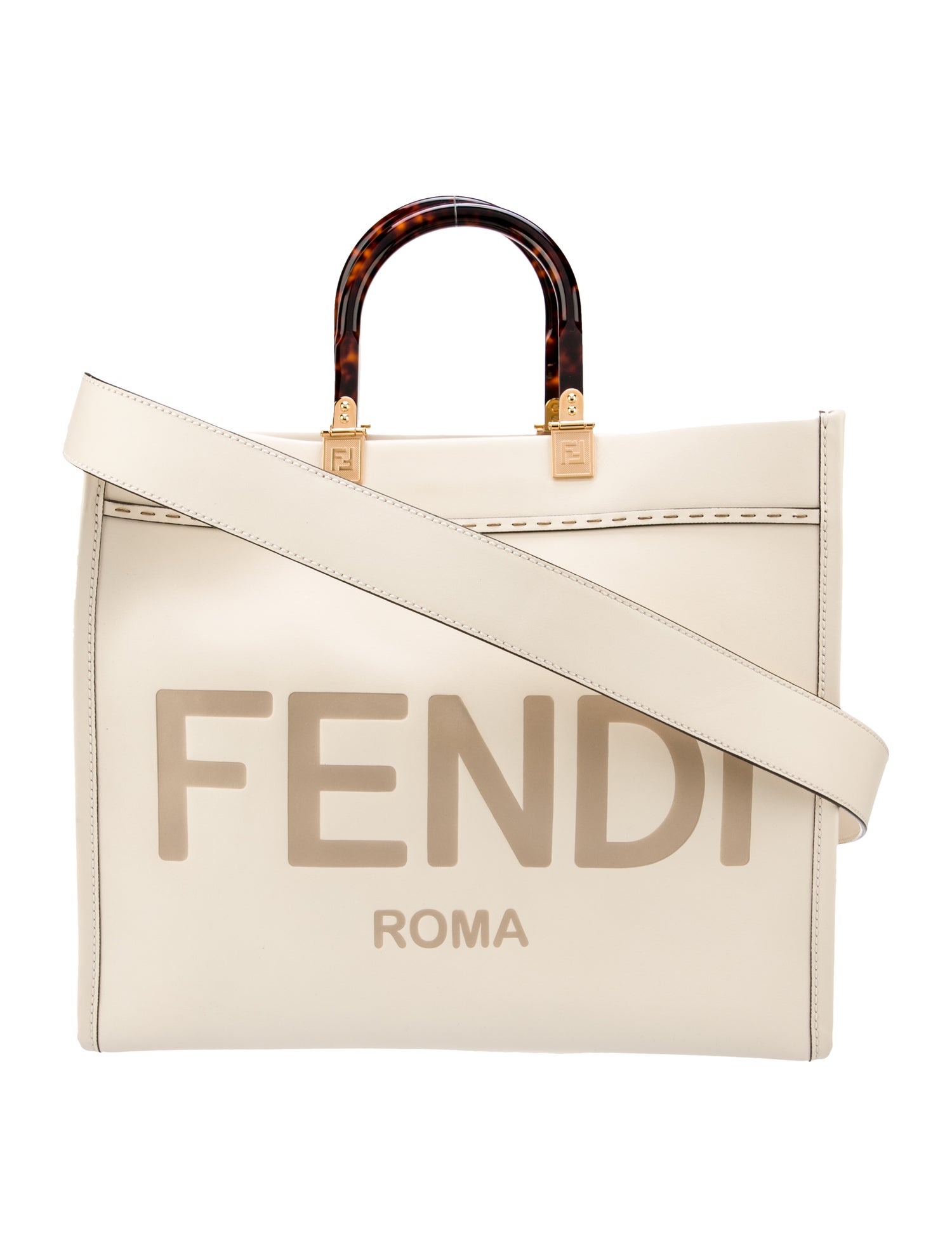 Fendi 2023 Mini Sunshine Shopper Tote - Black Totes, Handbags ...